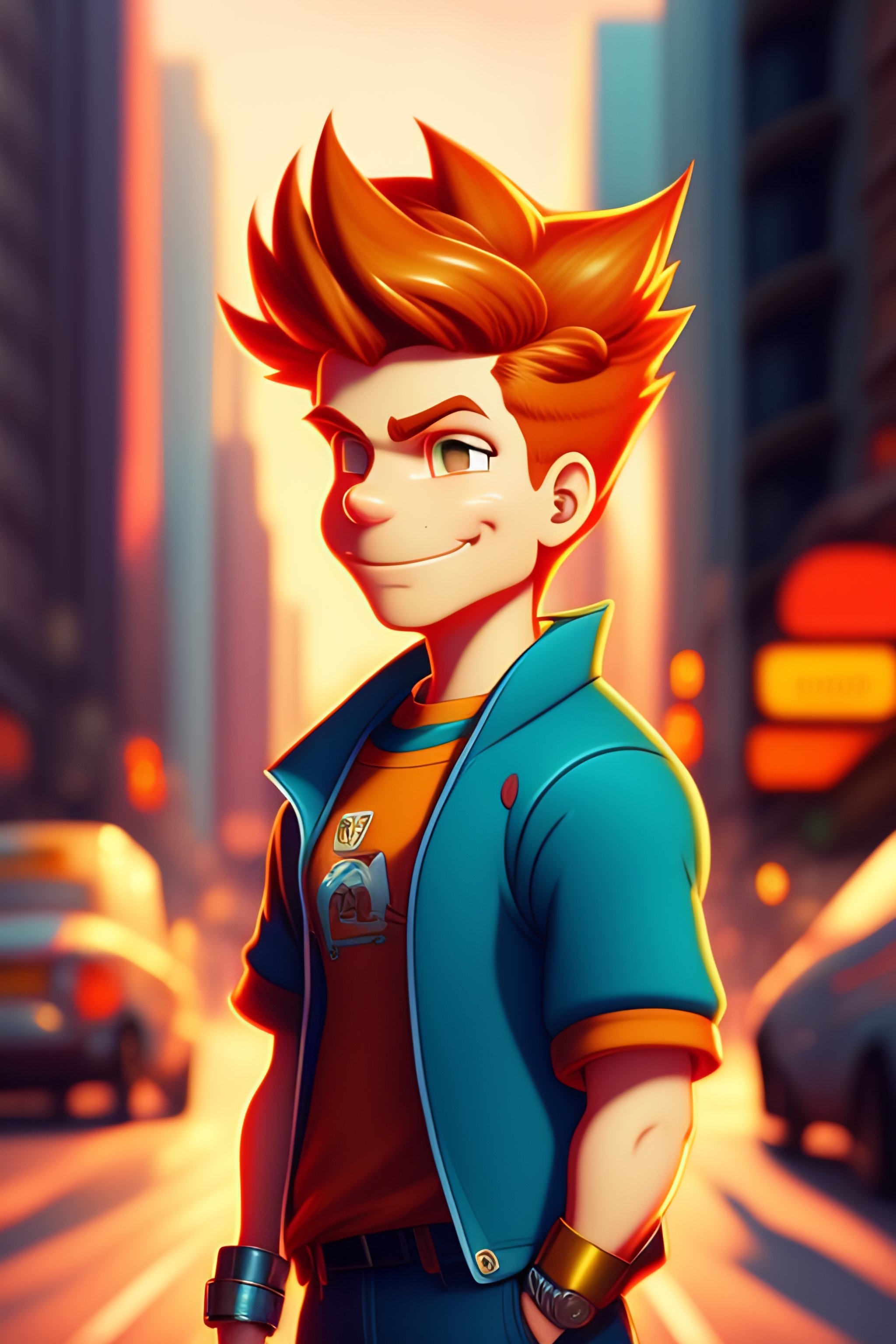 Lexica - Philip J. Fry, futurama, delivery boy, extreme detail, vivid ...