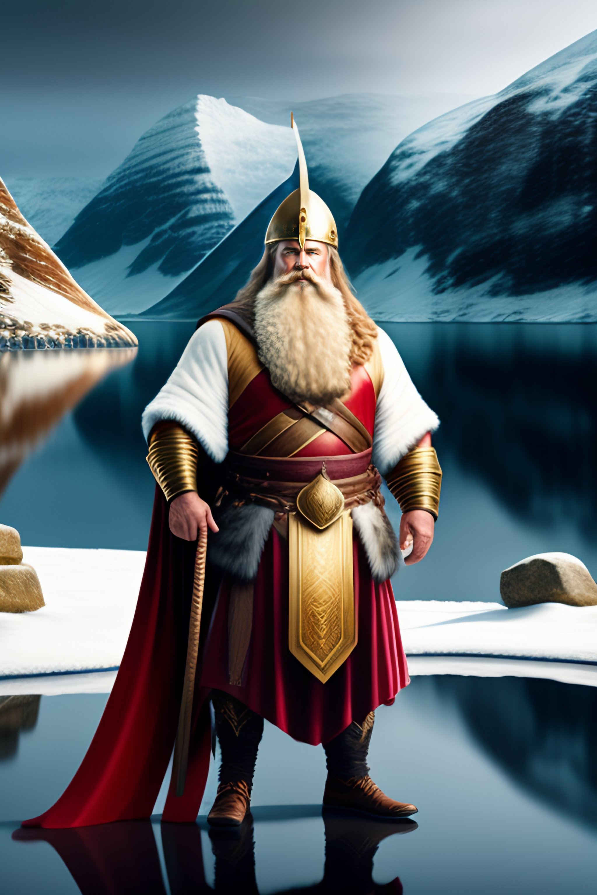 Lexica - An ancient dwarf in Viking times, Christ Hemsworth, with a ...