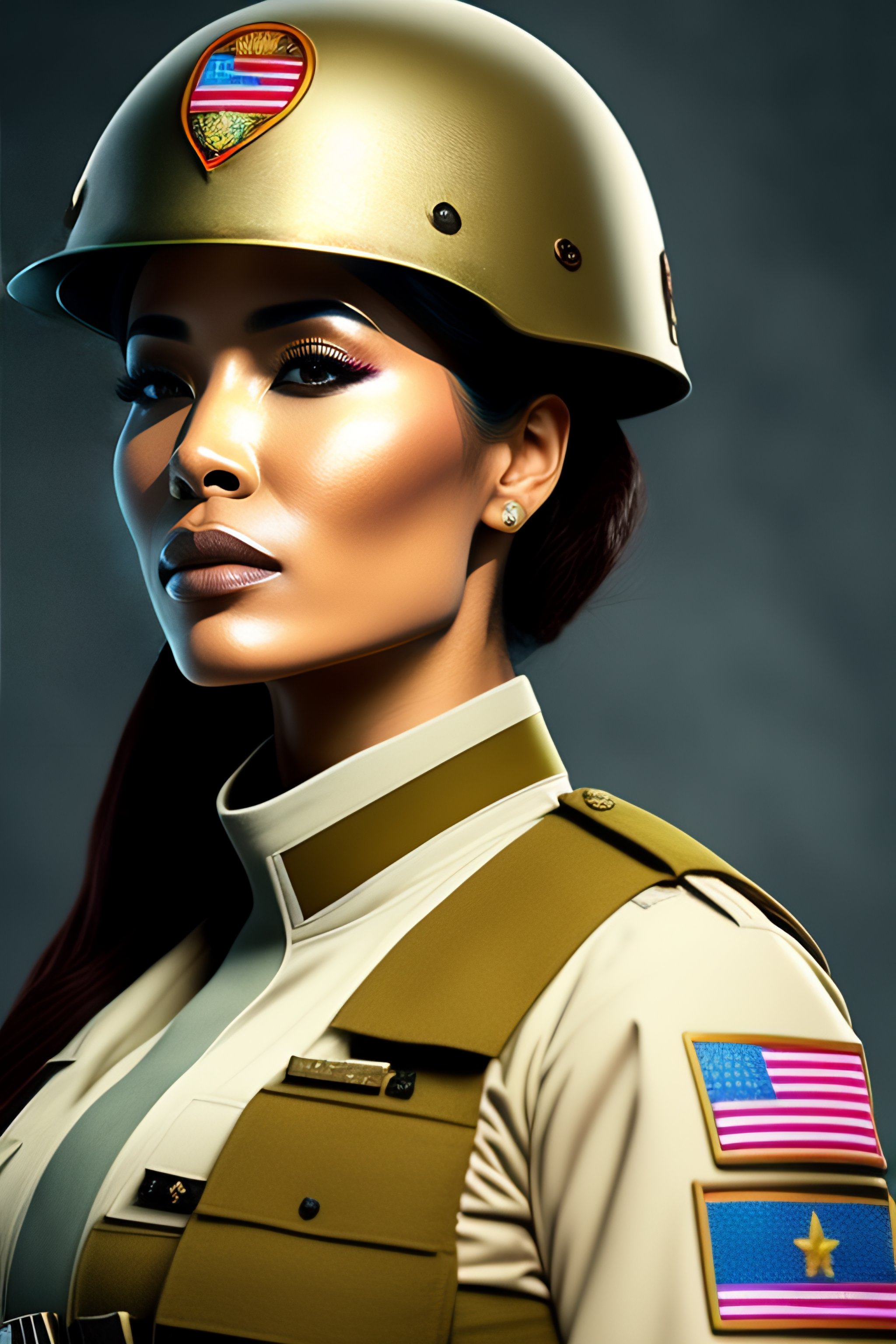 Lexica - Woman soldier