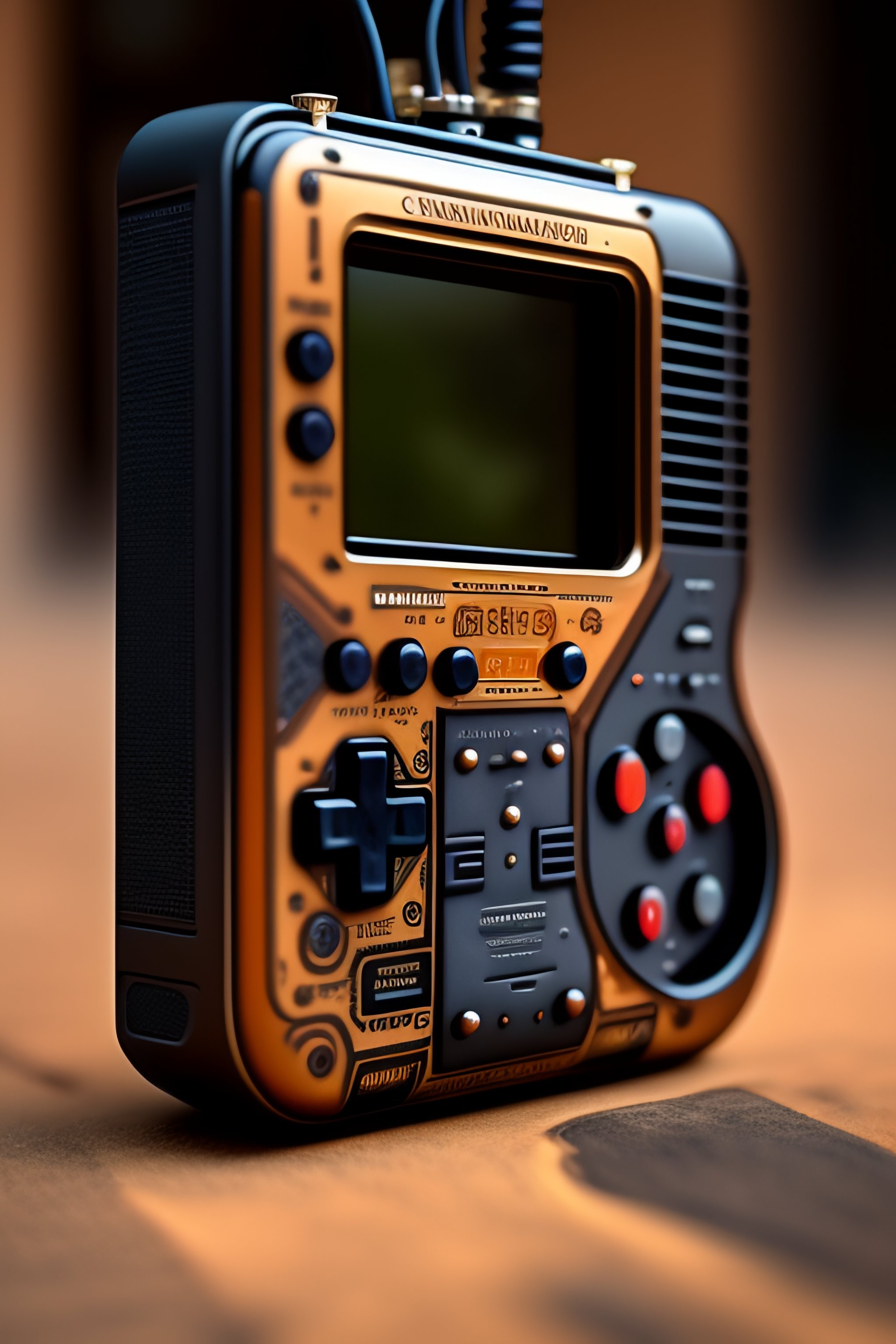Lexica - An extremely complex and advanced steampunk gameboy