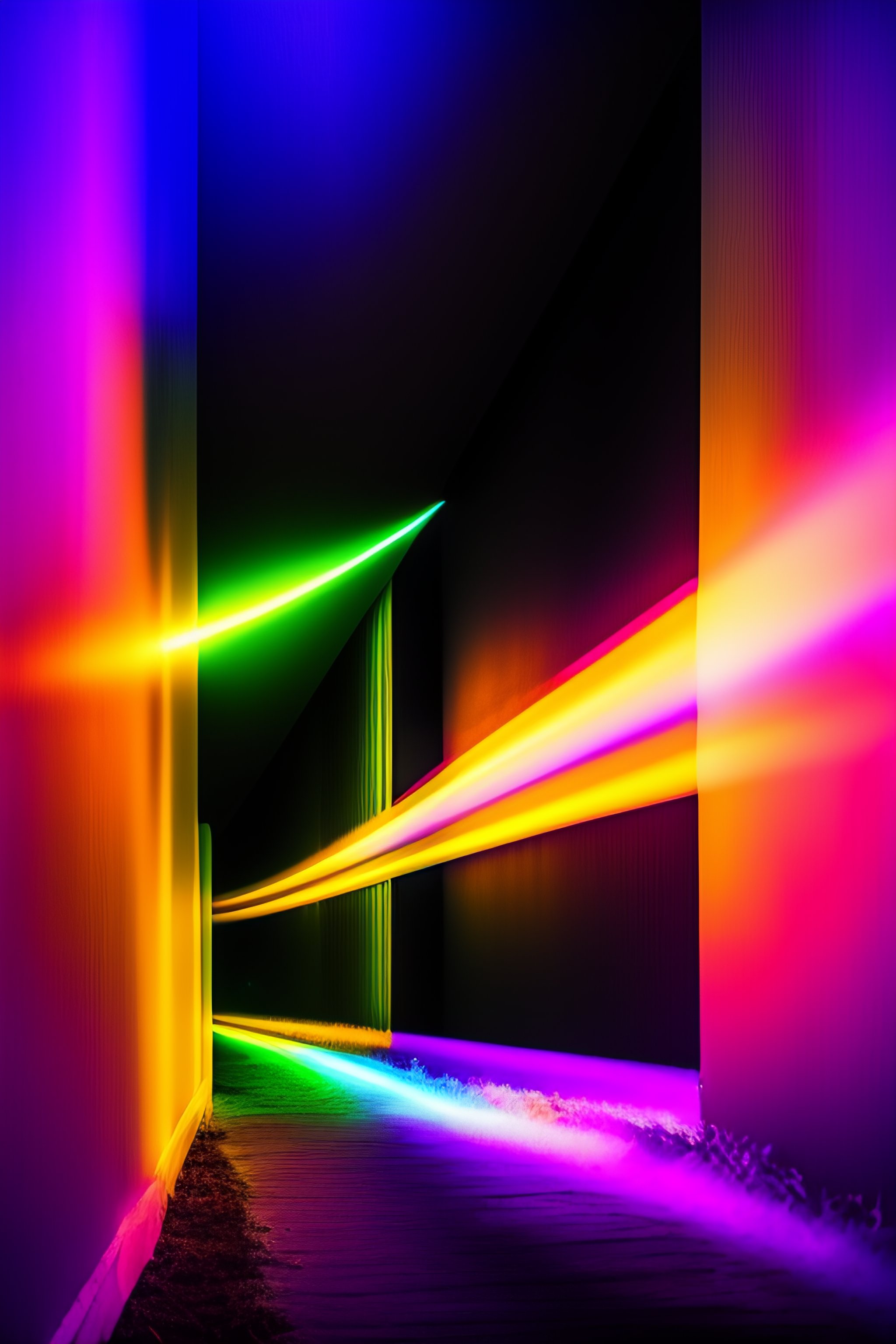 Lexica - Blacklight second attention, exposure, mysterious, tape photo ...