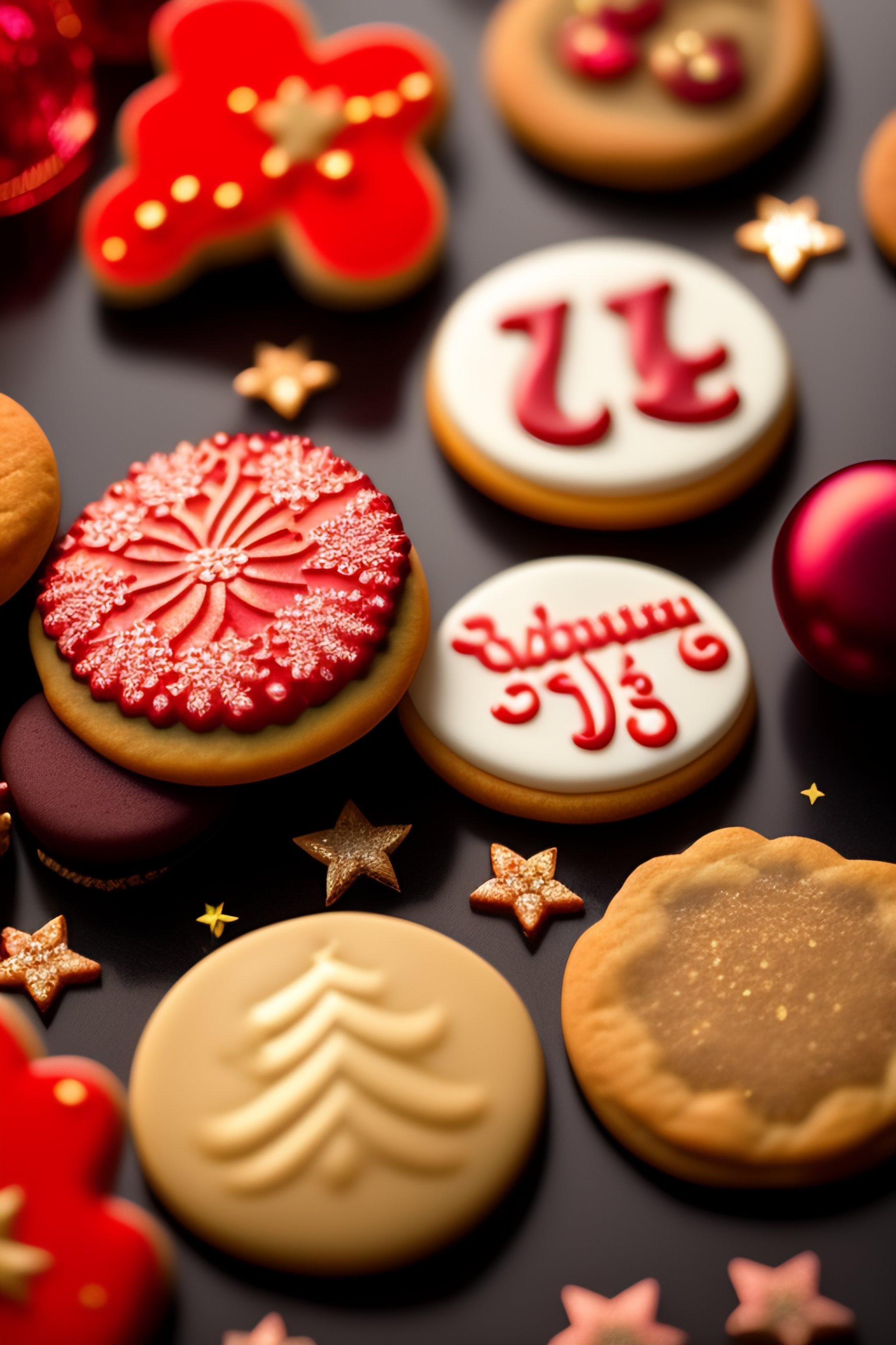 Lexica - New Year's Eve, Cookies, 4k fortune cookies, delicious cookies ...