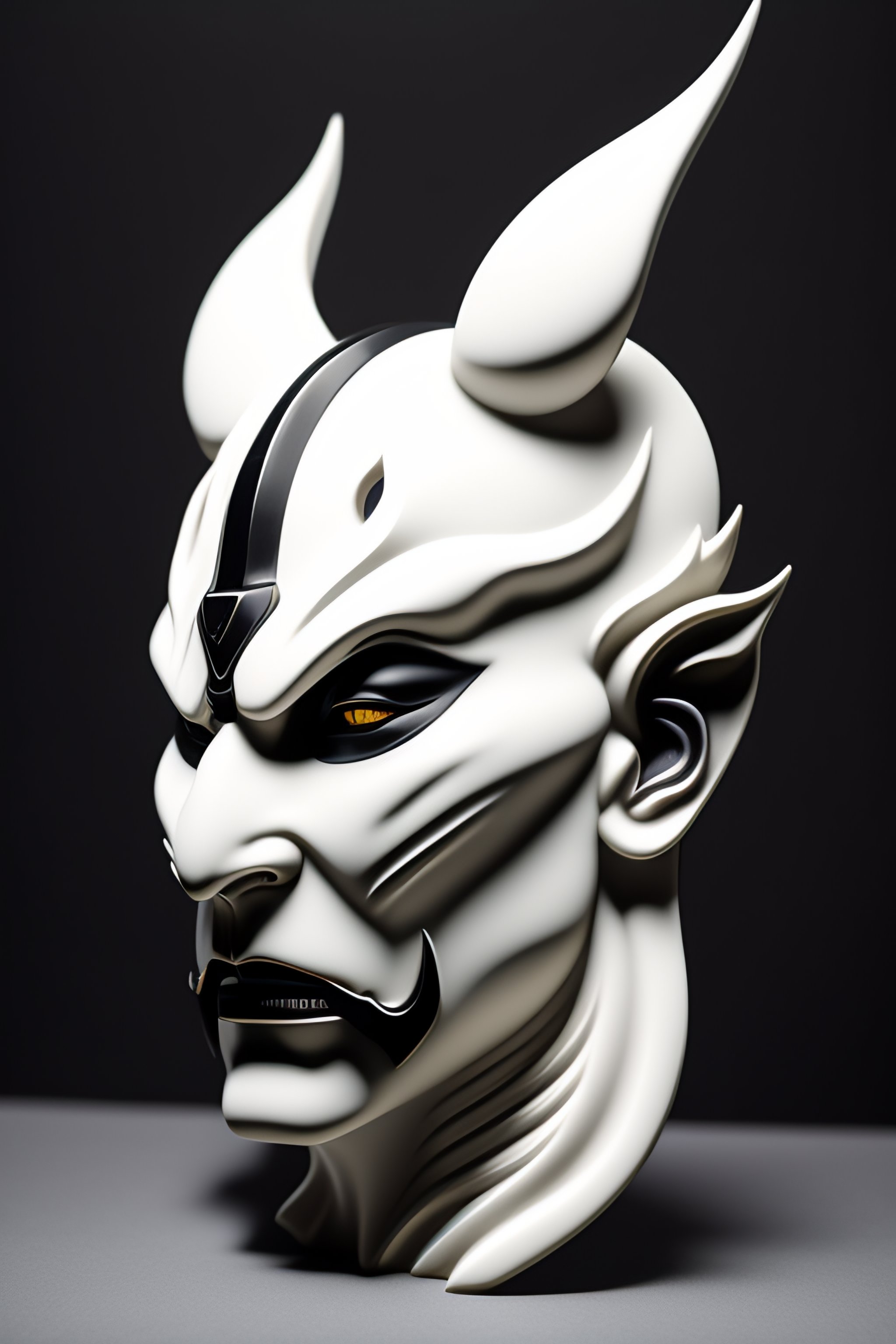 Lexica - Oni mask, cyberpunk, highly detailed beautiful organic molding ...