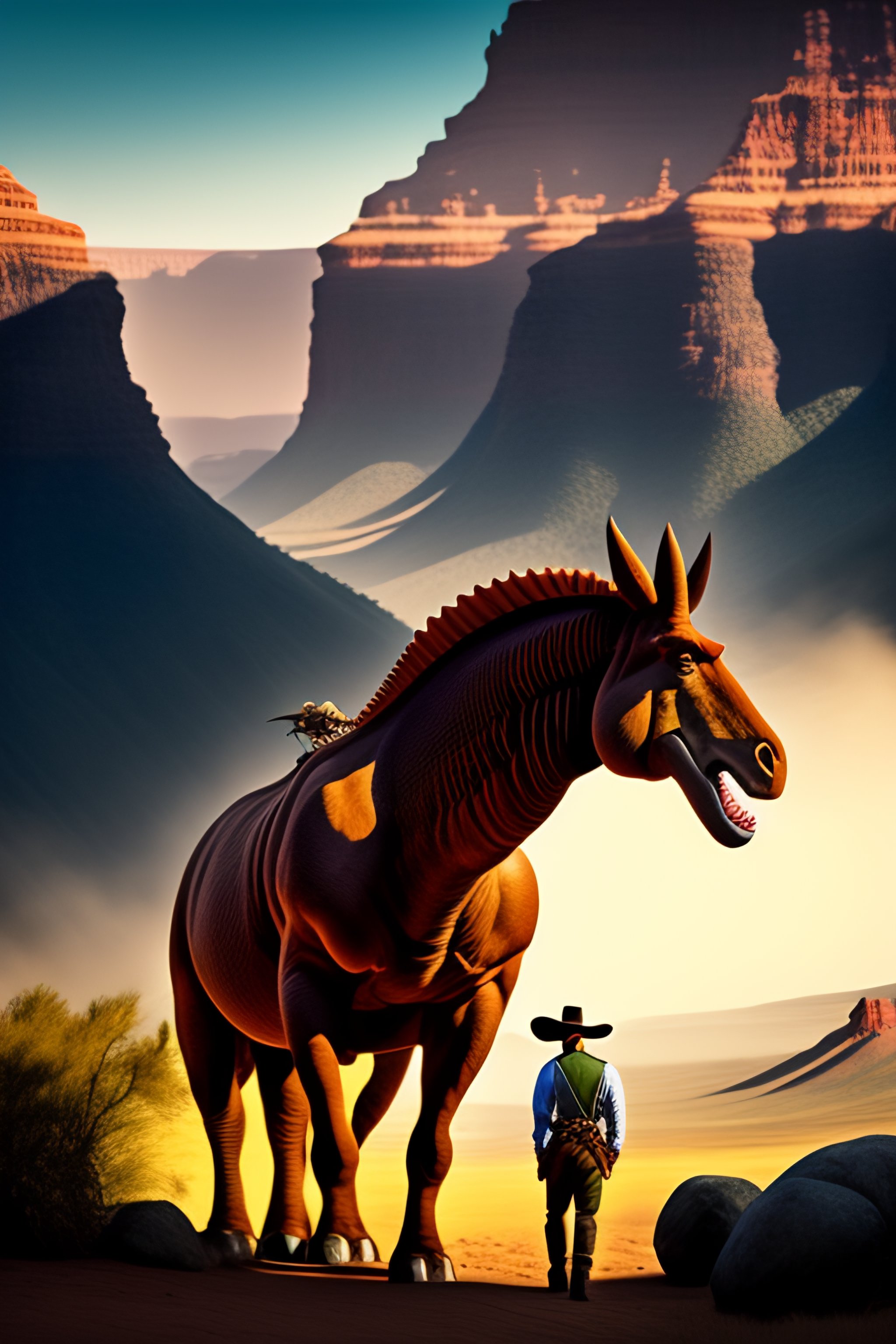 Lexica - Cowboys and dinosaurs, valley of the gwangi, Jurassic park