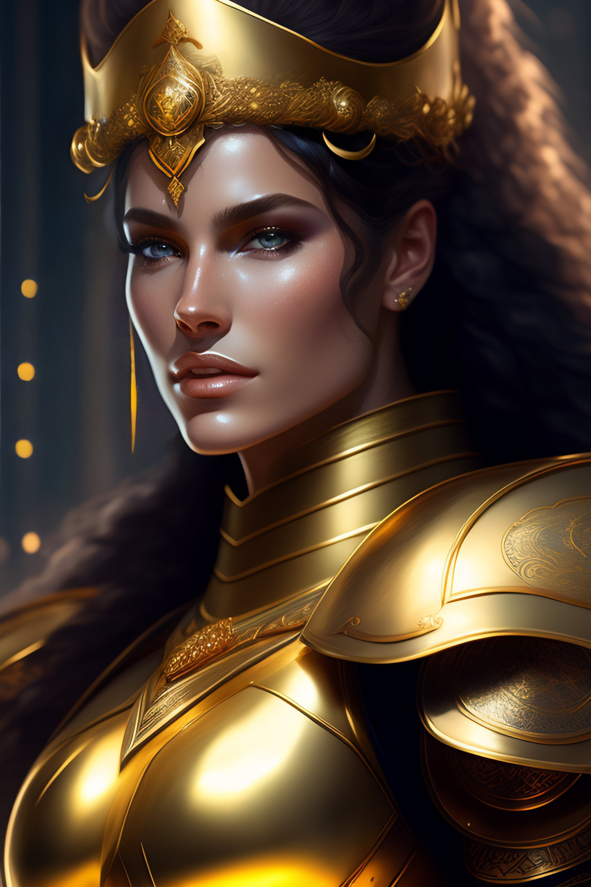 Lexica - Painted portrait of (ваш объект) as a paladin, intricate armor ...