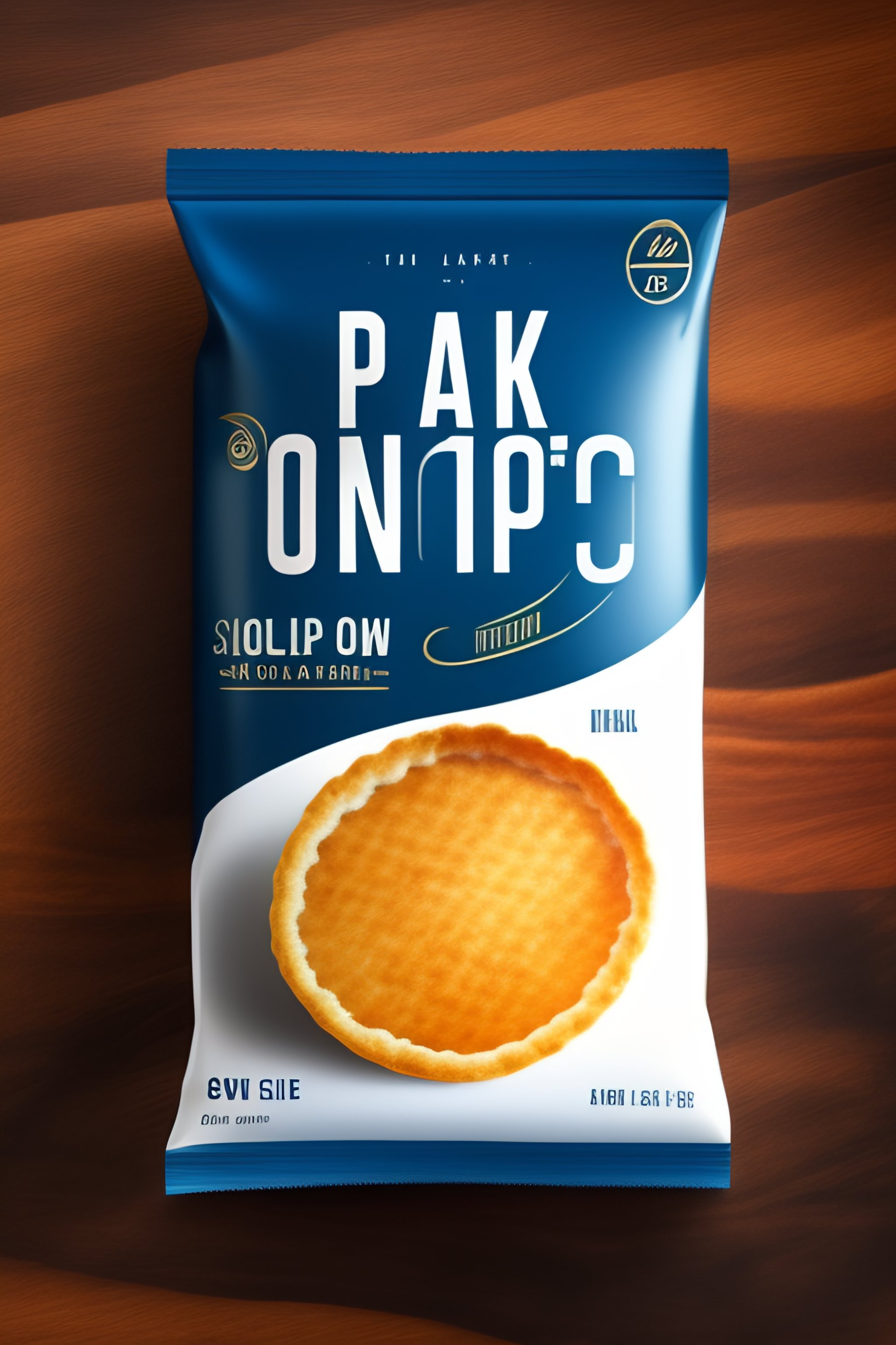 Lexica - Blank crisps packet, no favour. Show on kitchen table