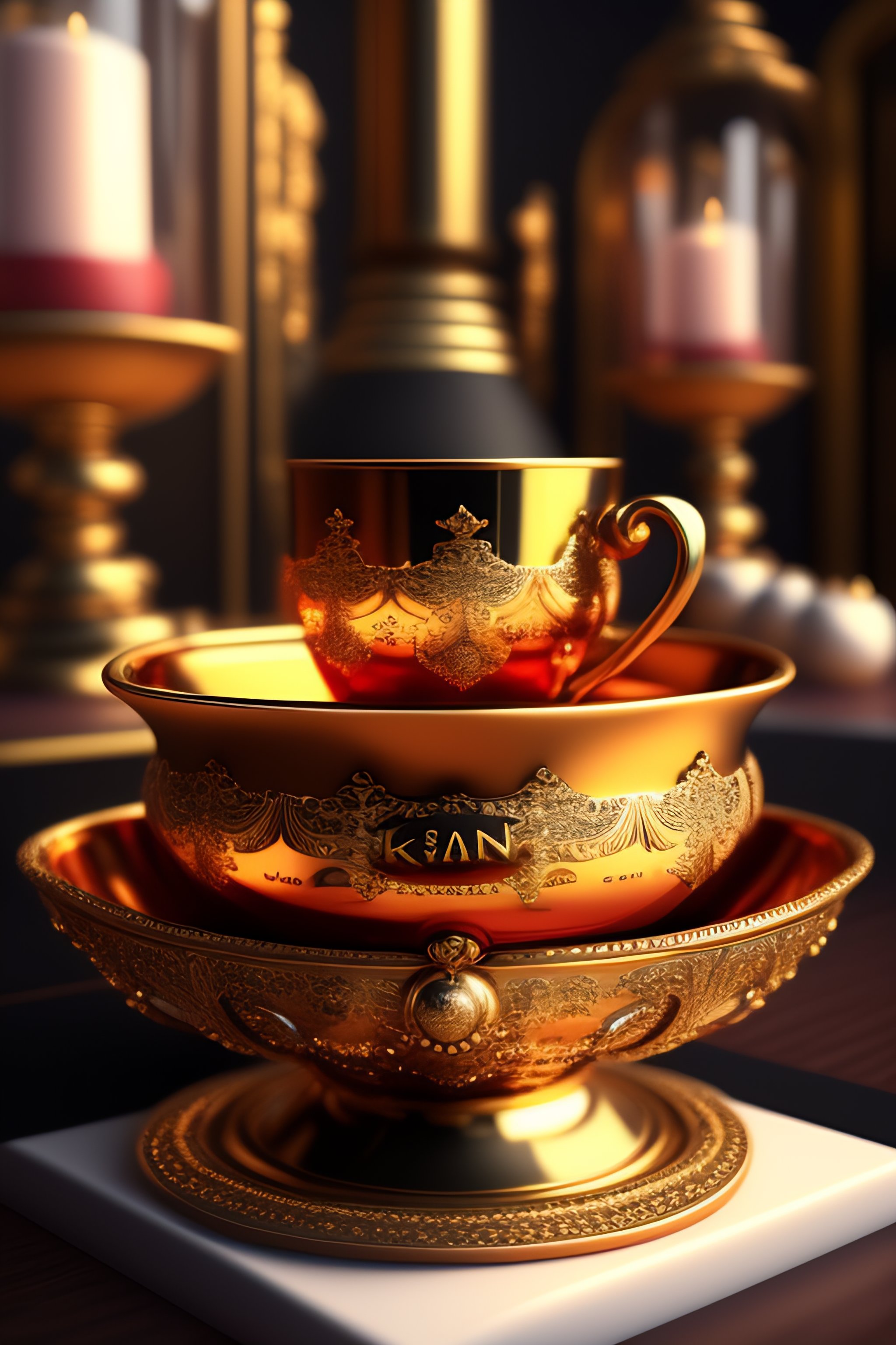 Lexica - Dreams in very intrincade victorian coffe cup with, very ...