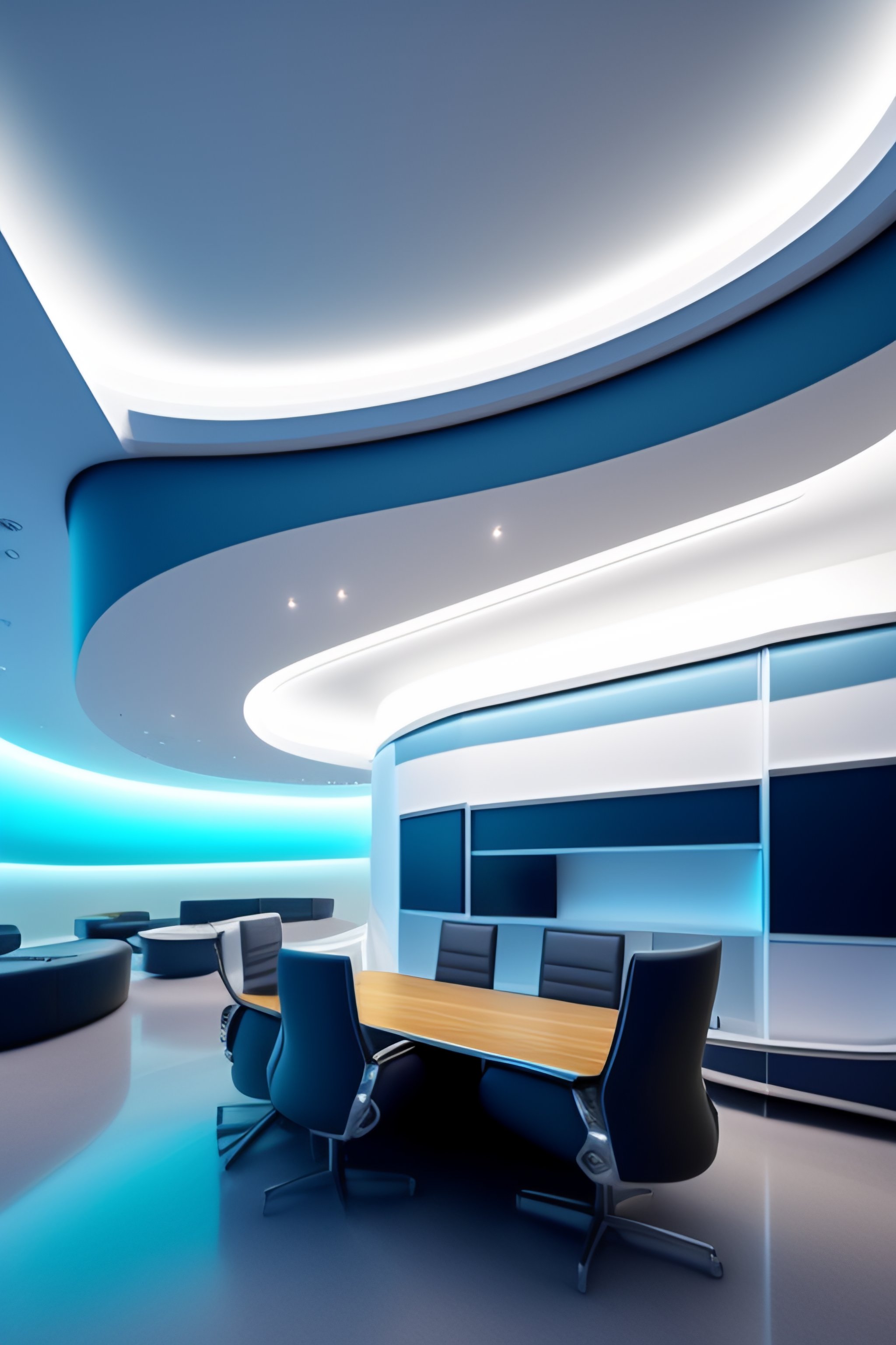 Lexica - 3d digital marketing office, futuristic, sleek, modern ...
