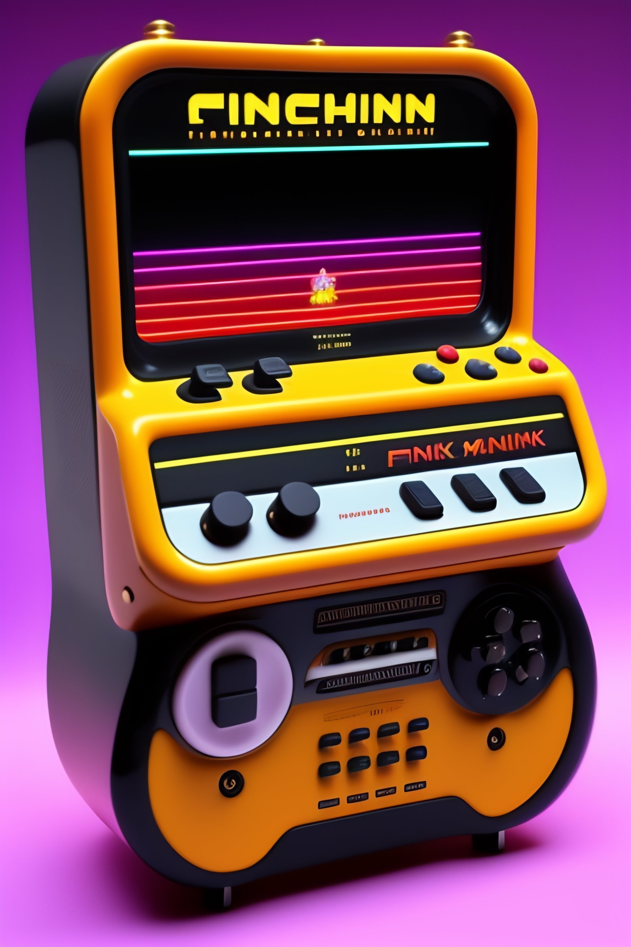 Lexica - Retro gaming console marketed to funky cool people, called ...