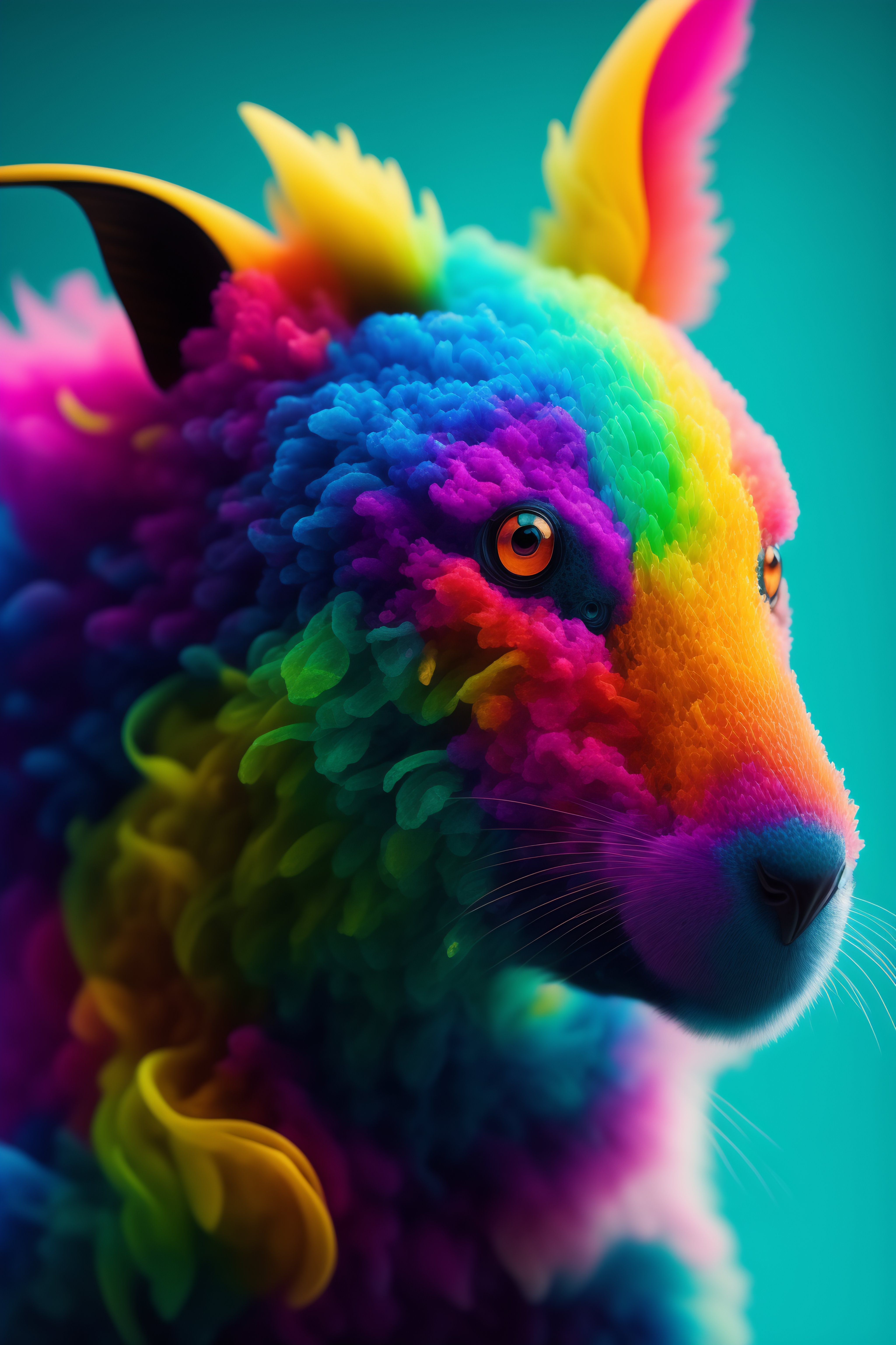 Lexica - A close-up of a colorful Pokemon inspired by underwater ink ...