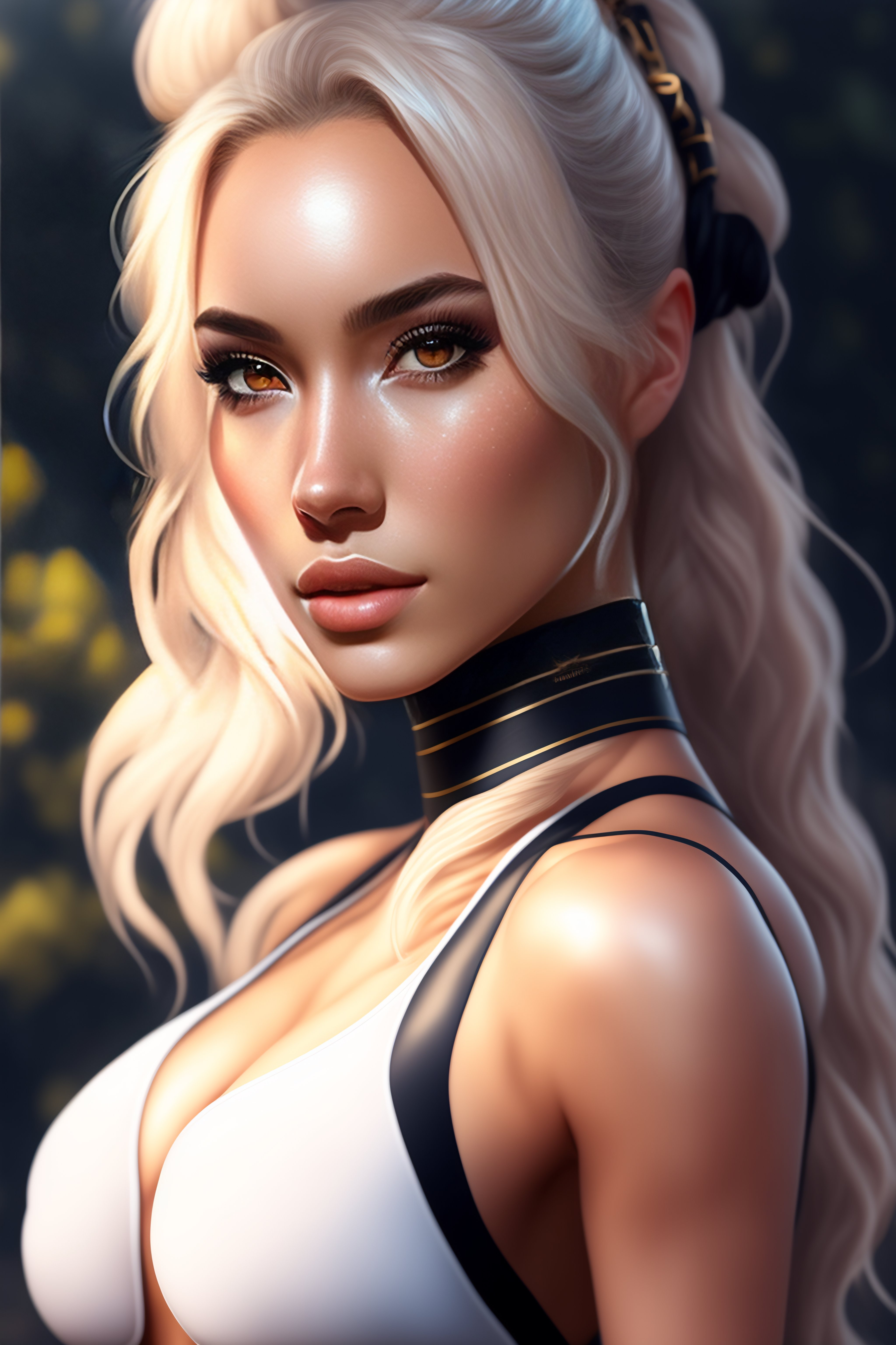 Lexica A Masterpiece Ultrarealistic Ultradetailed Full Body View Of Sexy Anime Girl That Looks