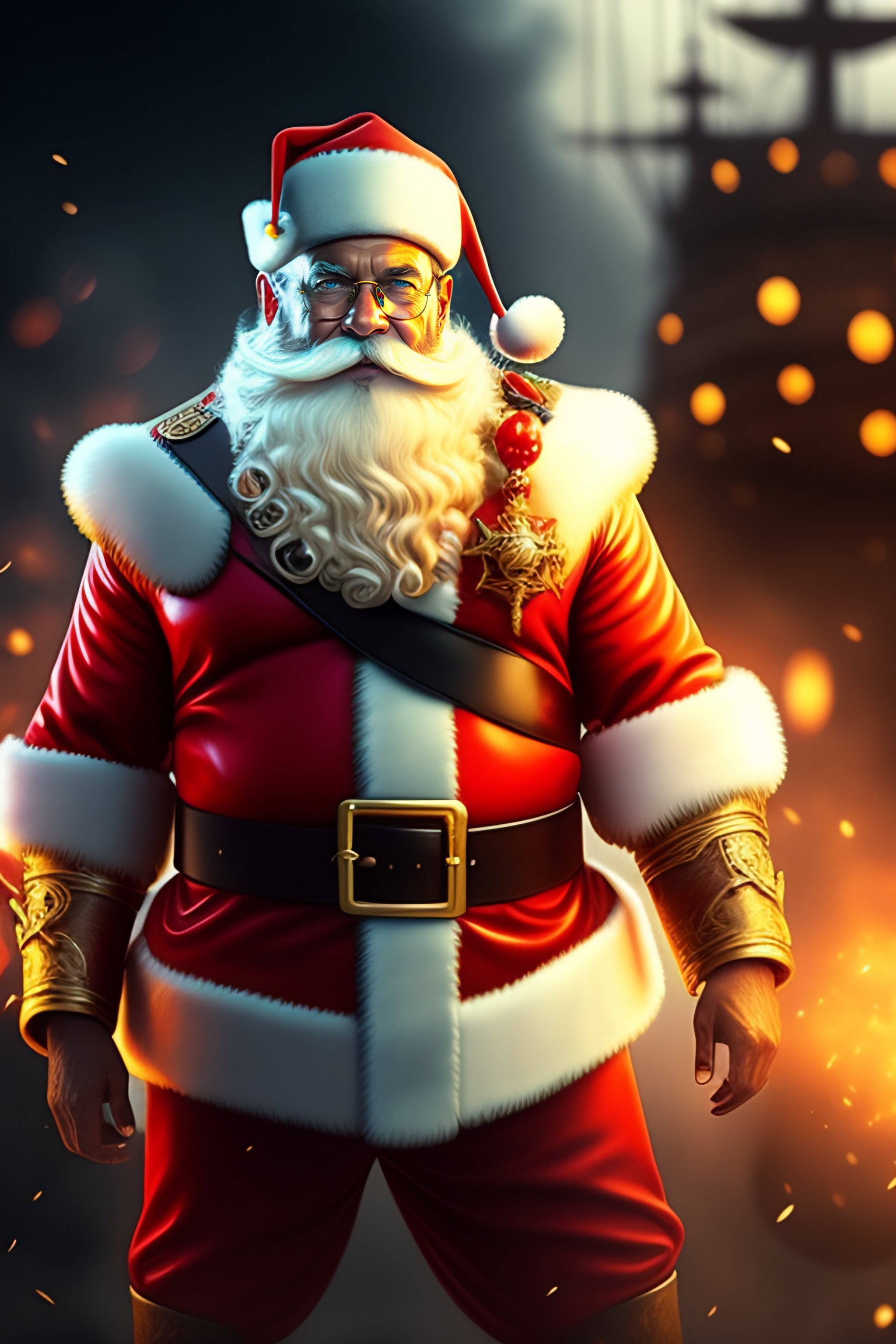 Lexica - Rum pirate santa claus