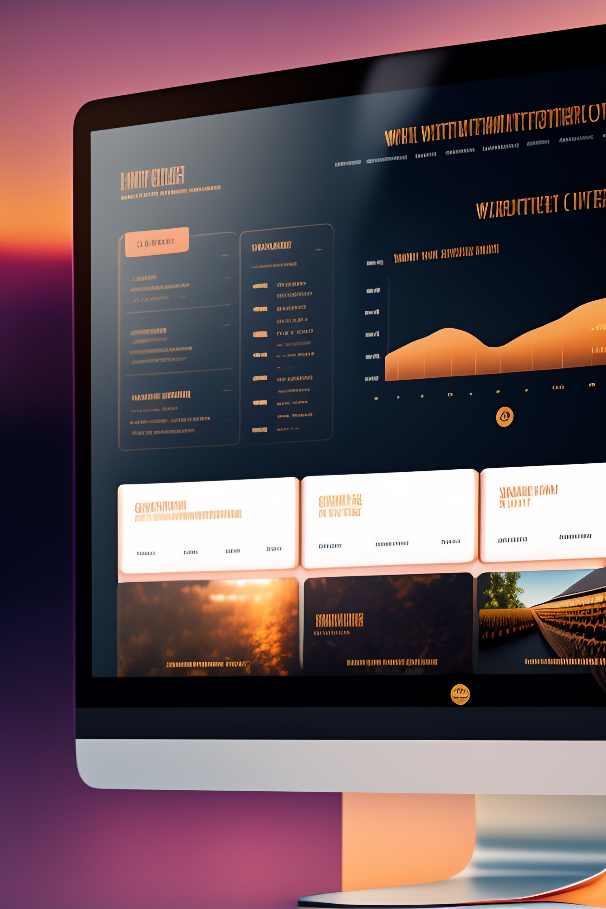 Lexica - Website design for wine monitoring dashboard