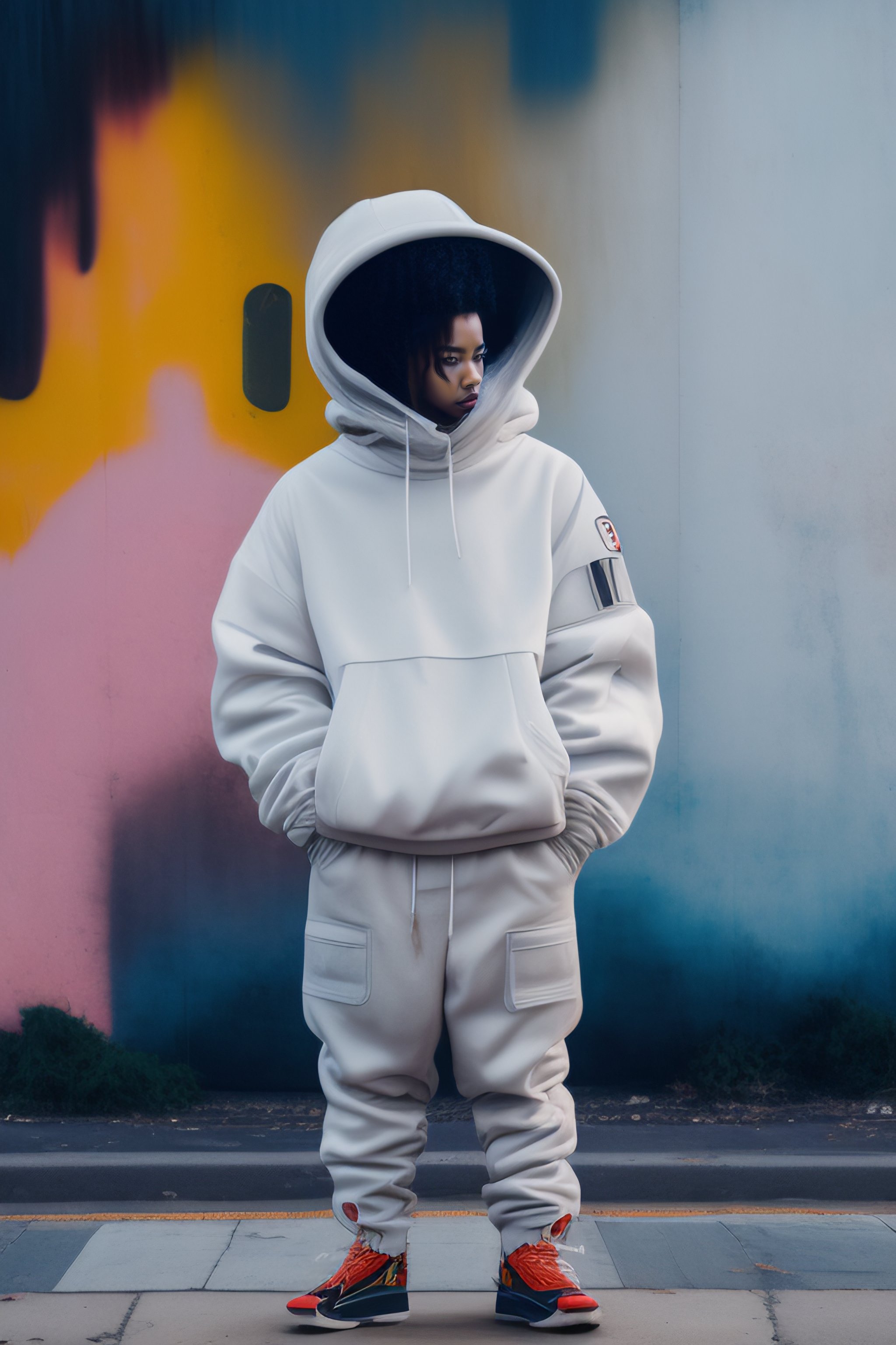 Lexica - Eerie extra-terrestrial alien monster in streetwear futuristic ...