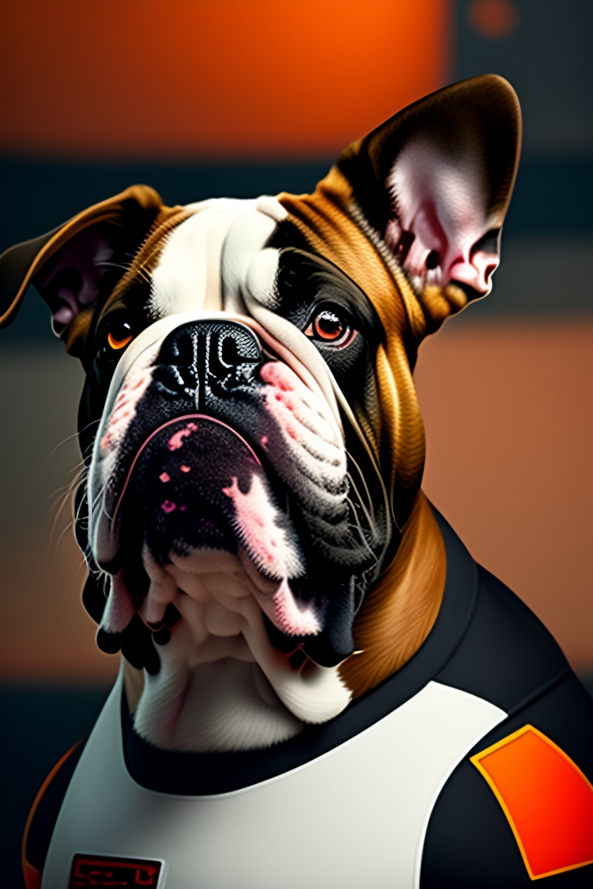 Lexica - Bulldog as a rebel pilot from star wars