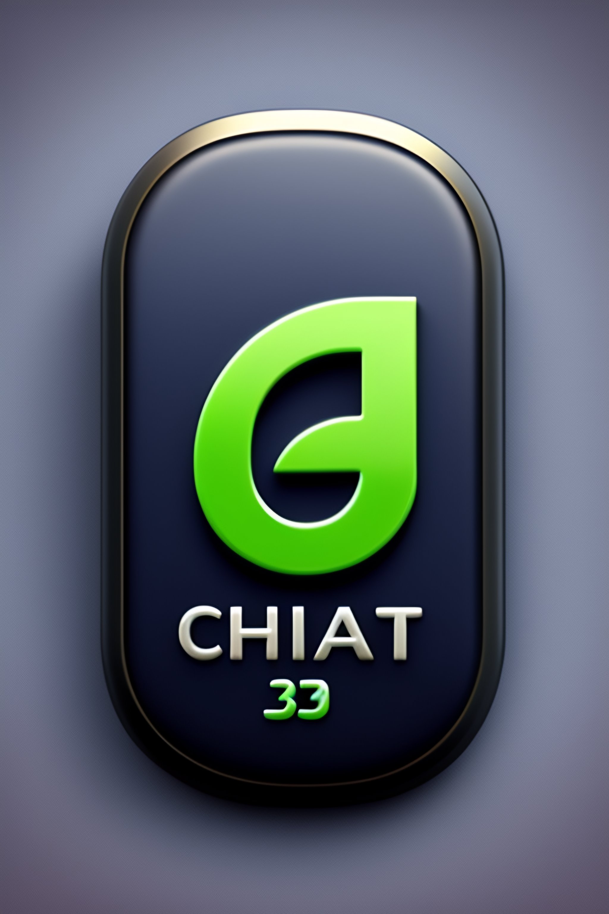 Lexica - 3d version of the chat patwah logo