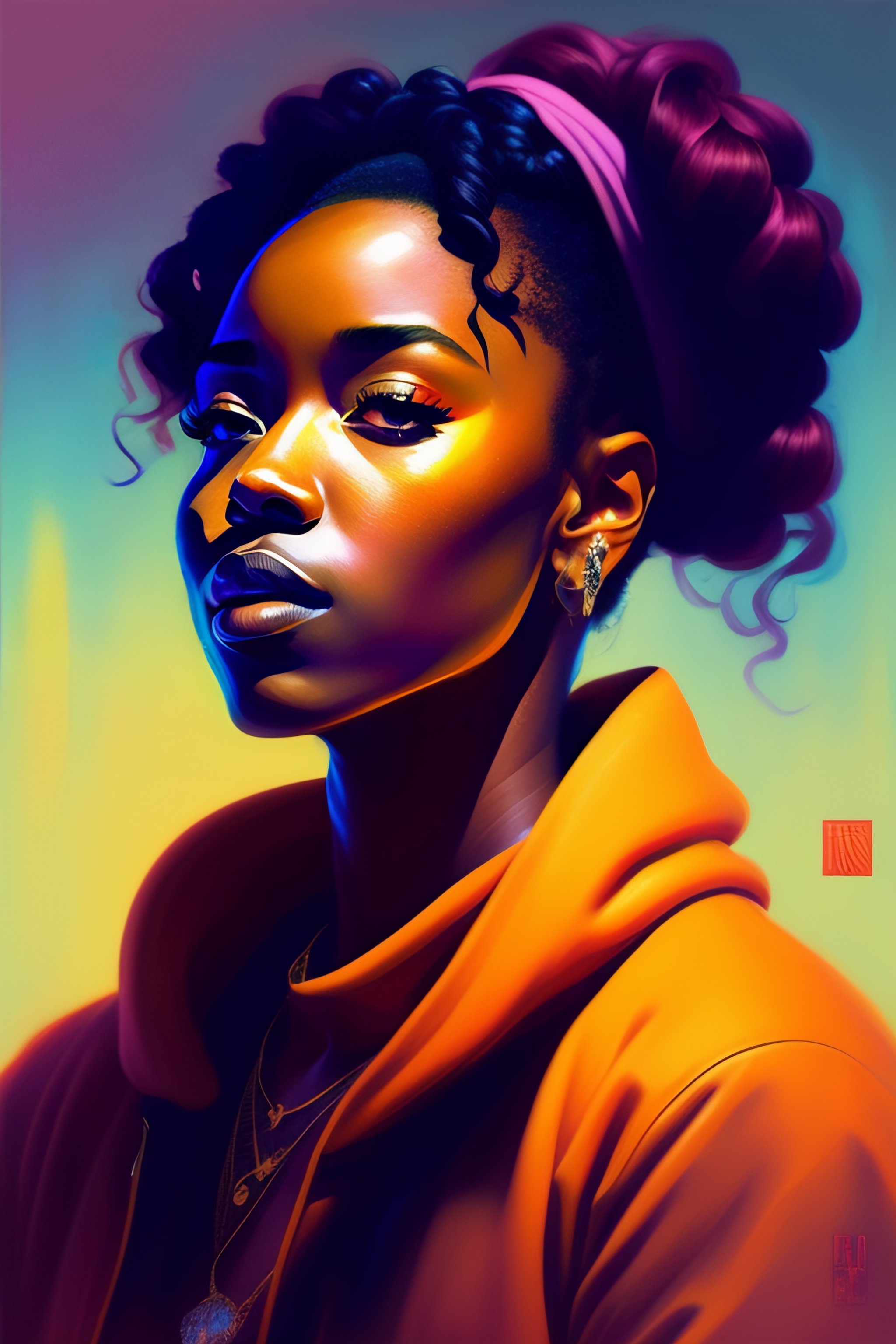 Lexica - Kendrick lamar, chibi, anime, flattened, squashed, shaded ...