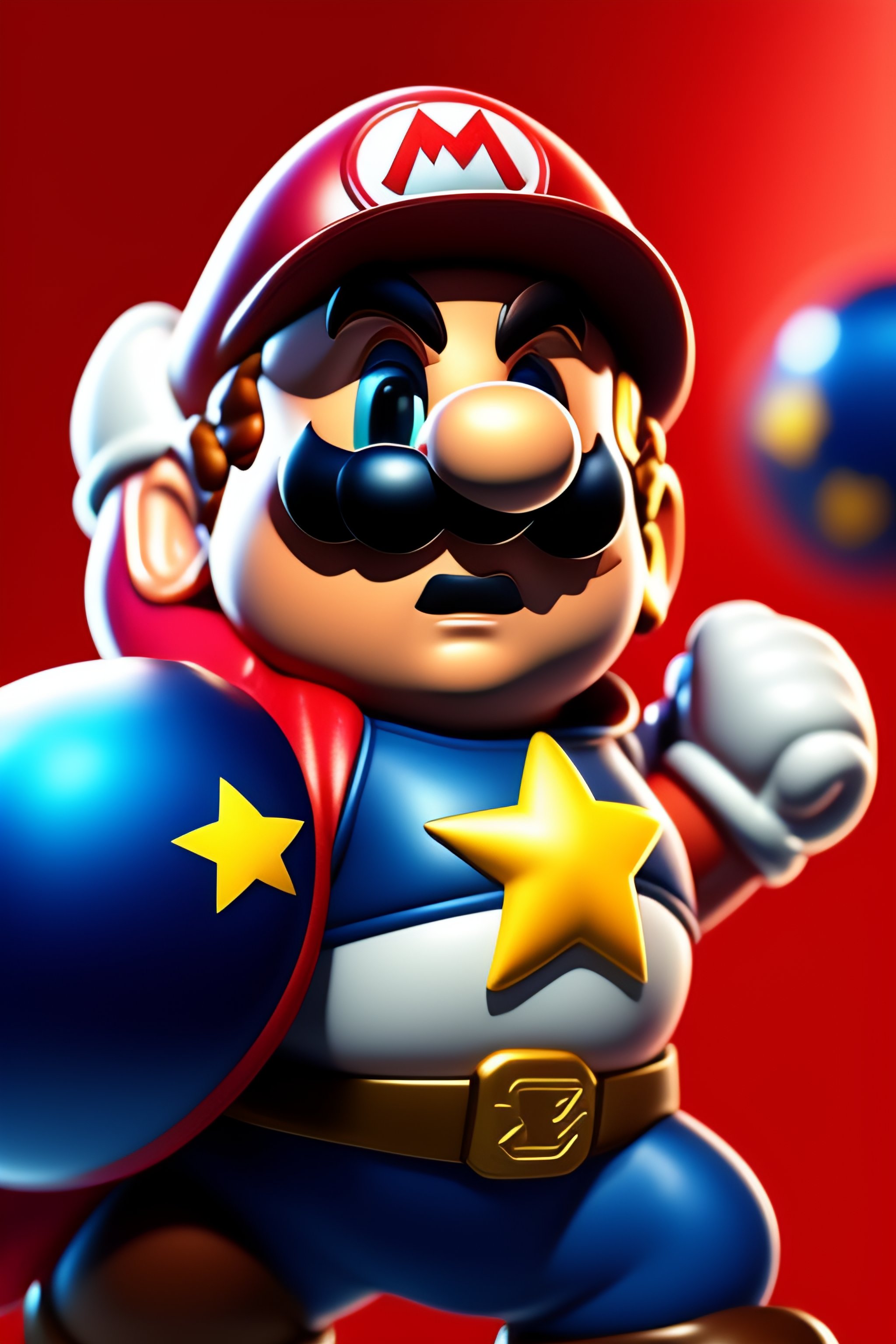 Lexica - Mario as a super hero