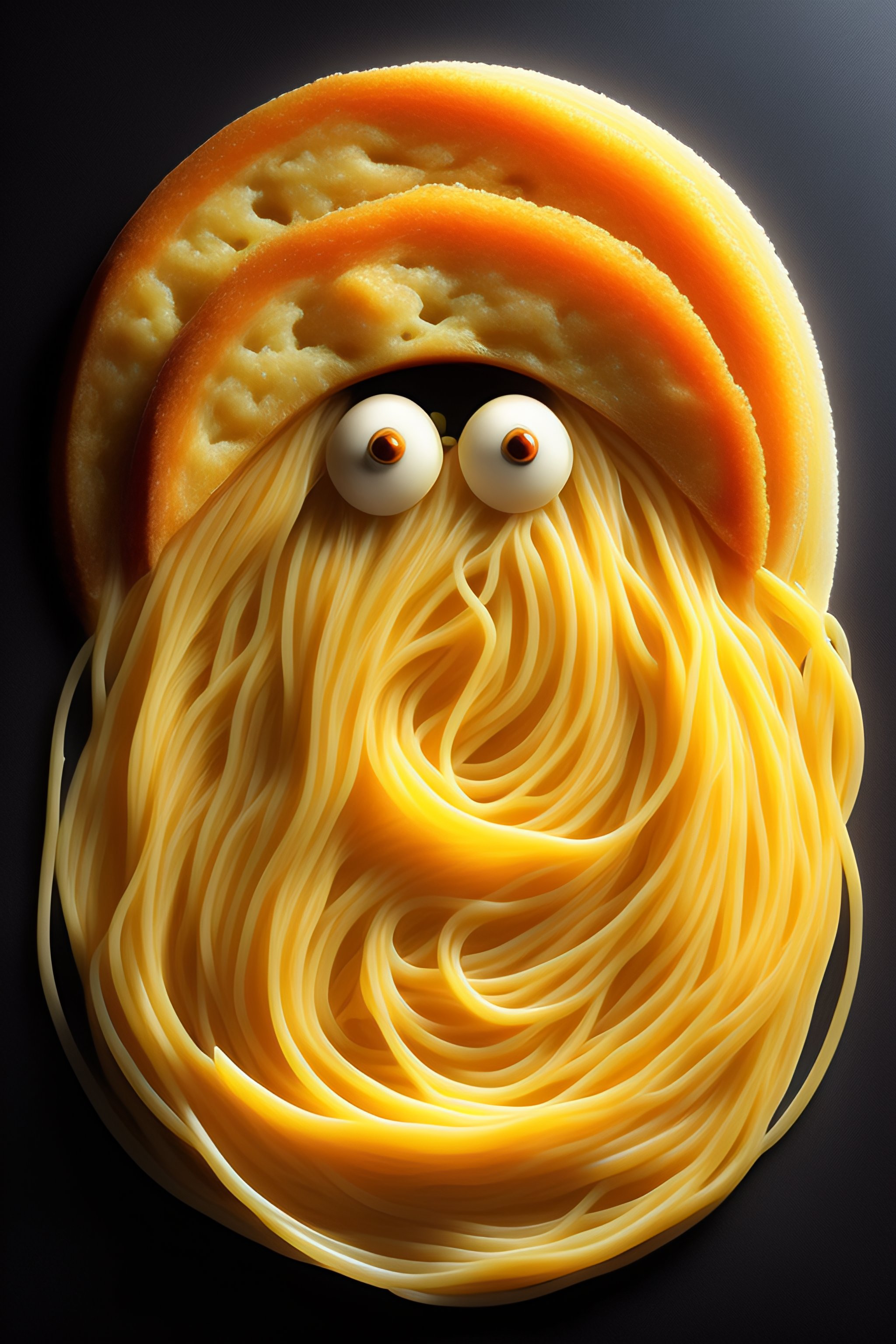 Lexica - A Big pasta with a face