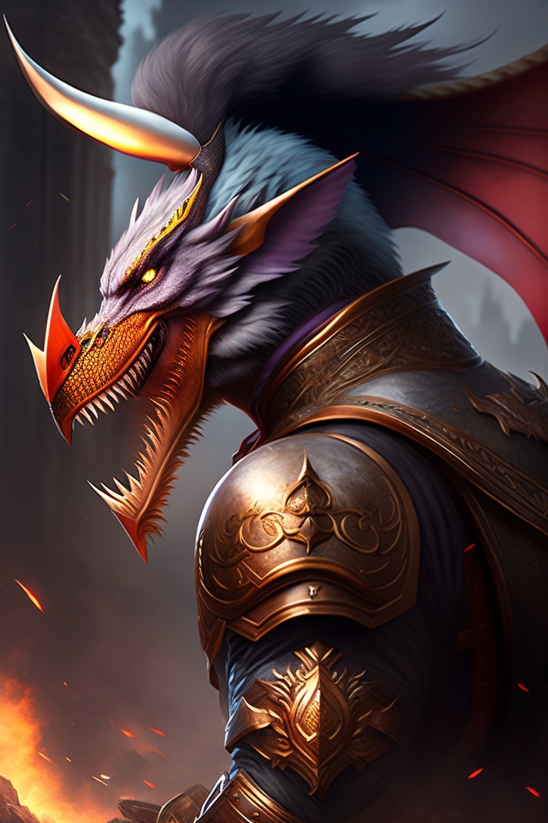 Lexica - Man, strong, dragon chaos