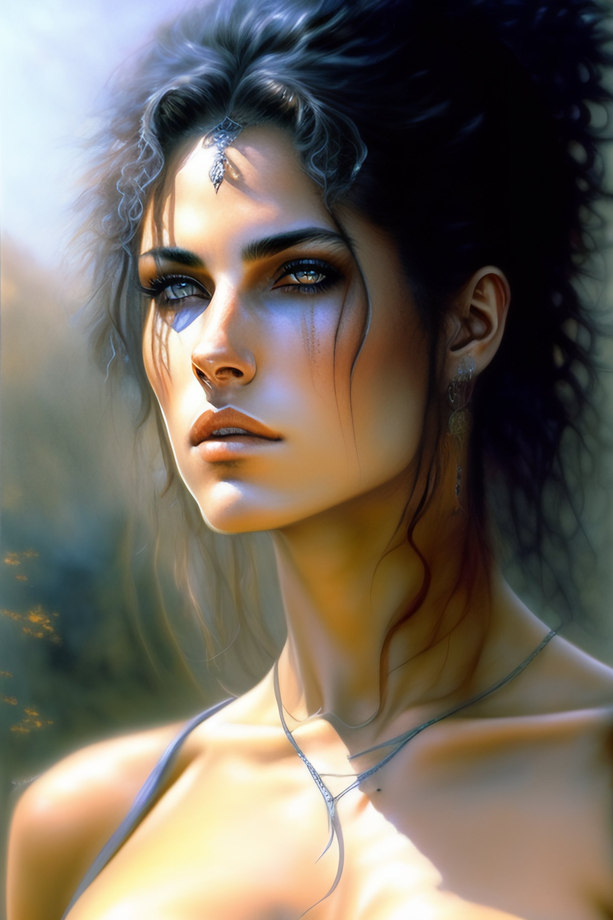 Lexica - Sweating by Luis Royo