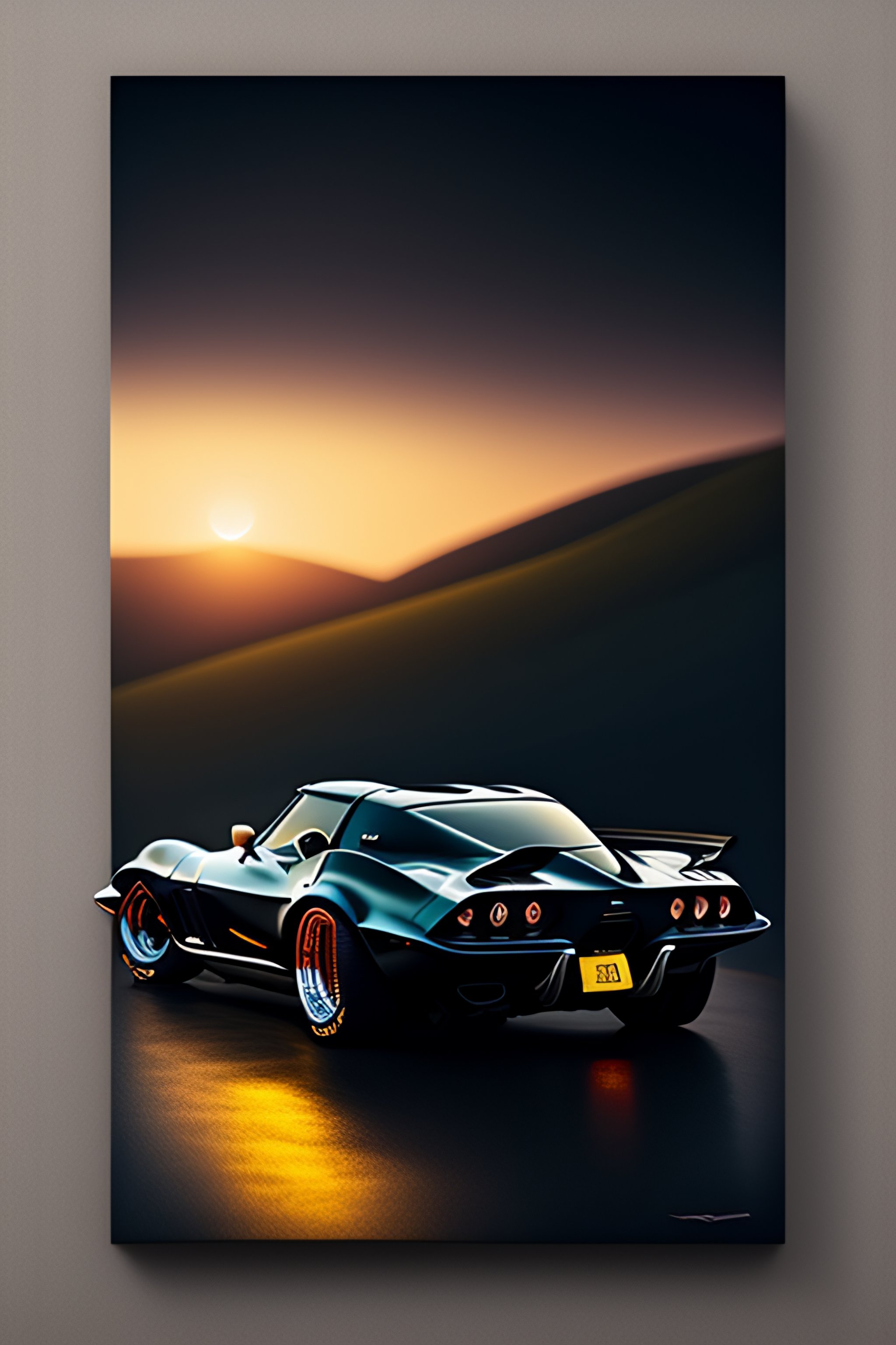 Lexica - Corvette C3 in dark