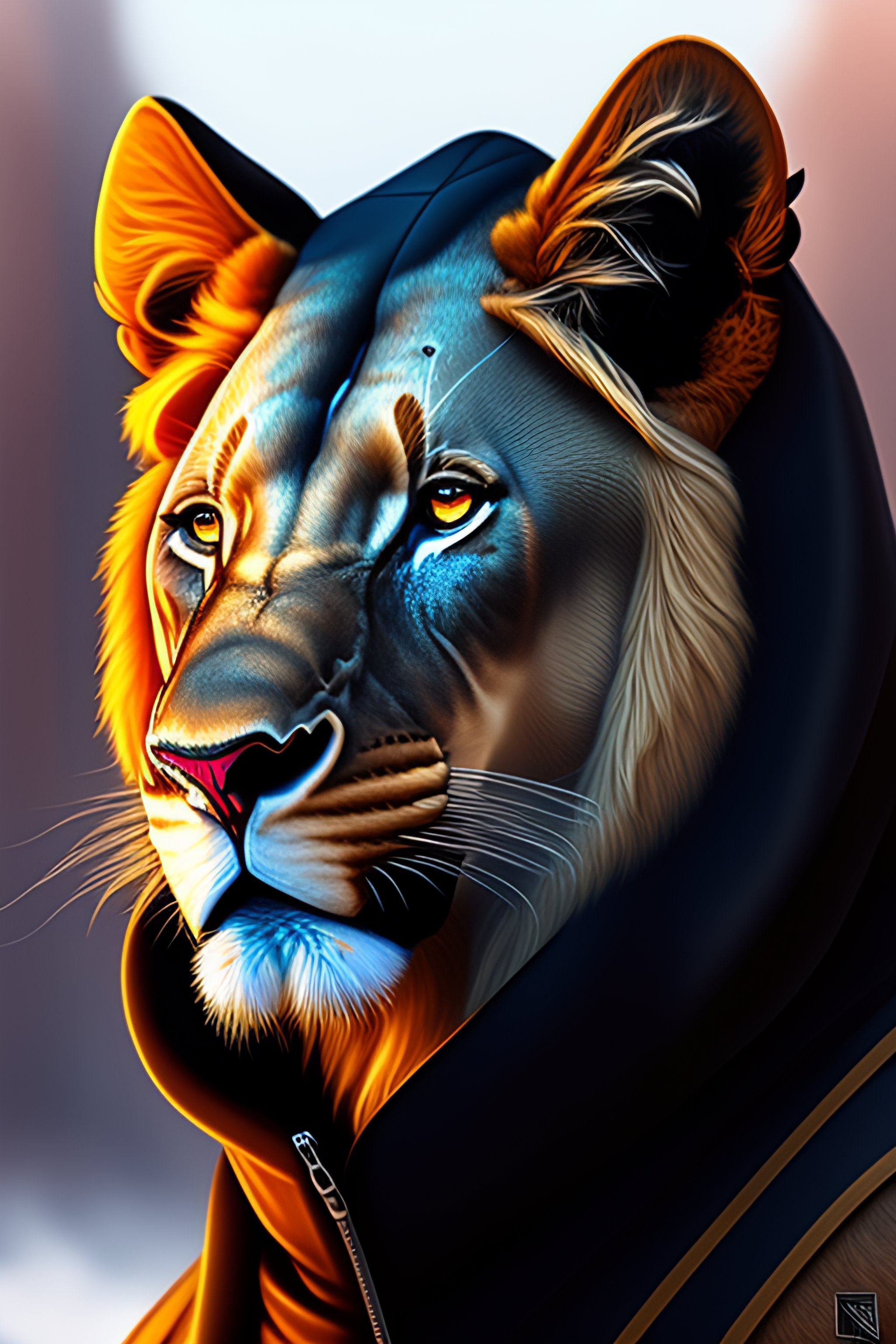 Lexica - A beautfiul award winning aesthetic commission of an antrho ...