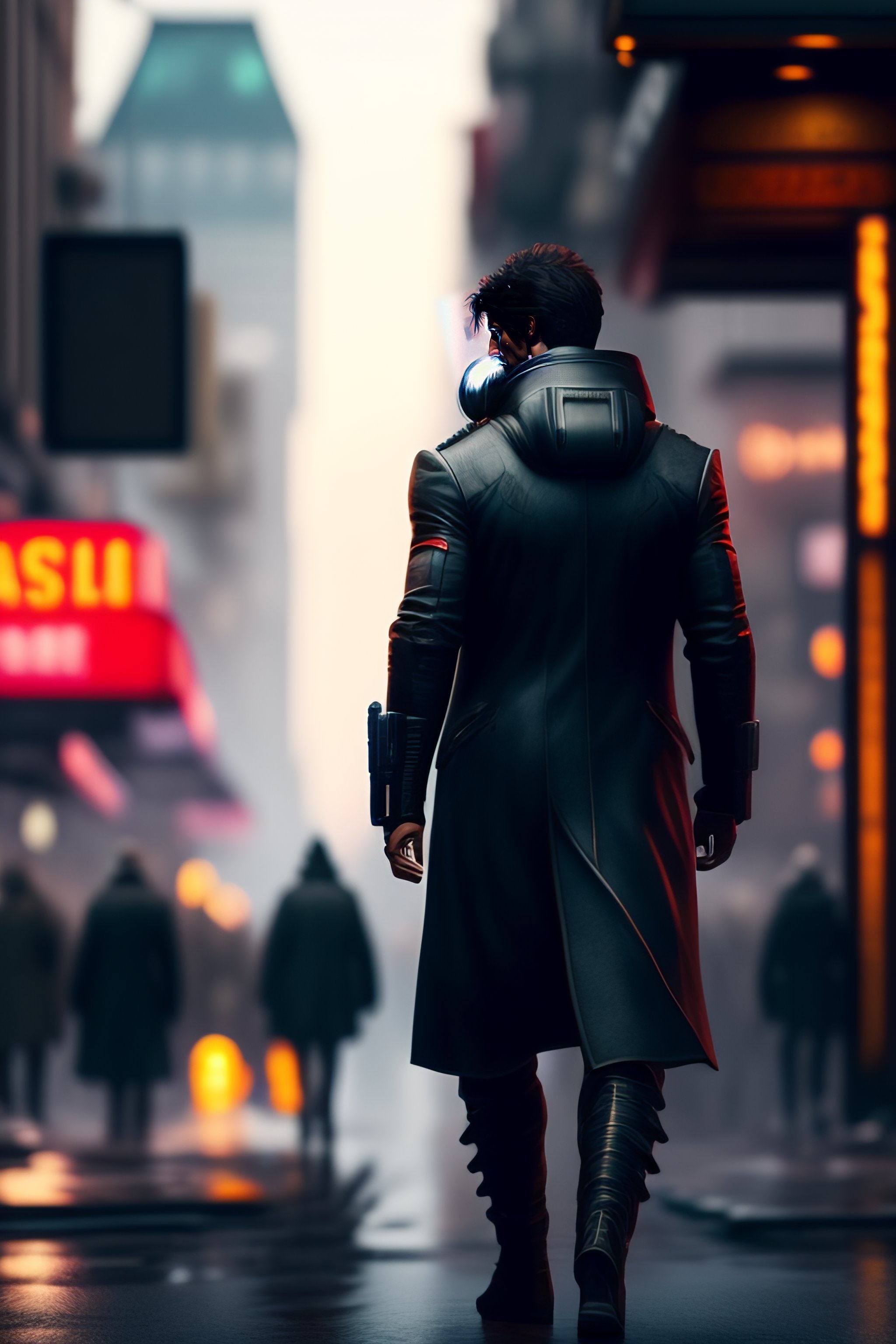 Lexica - Full body view of justin trudeau in a post-apocalyptic street ...