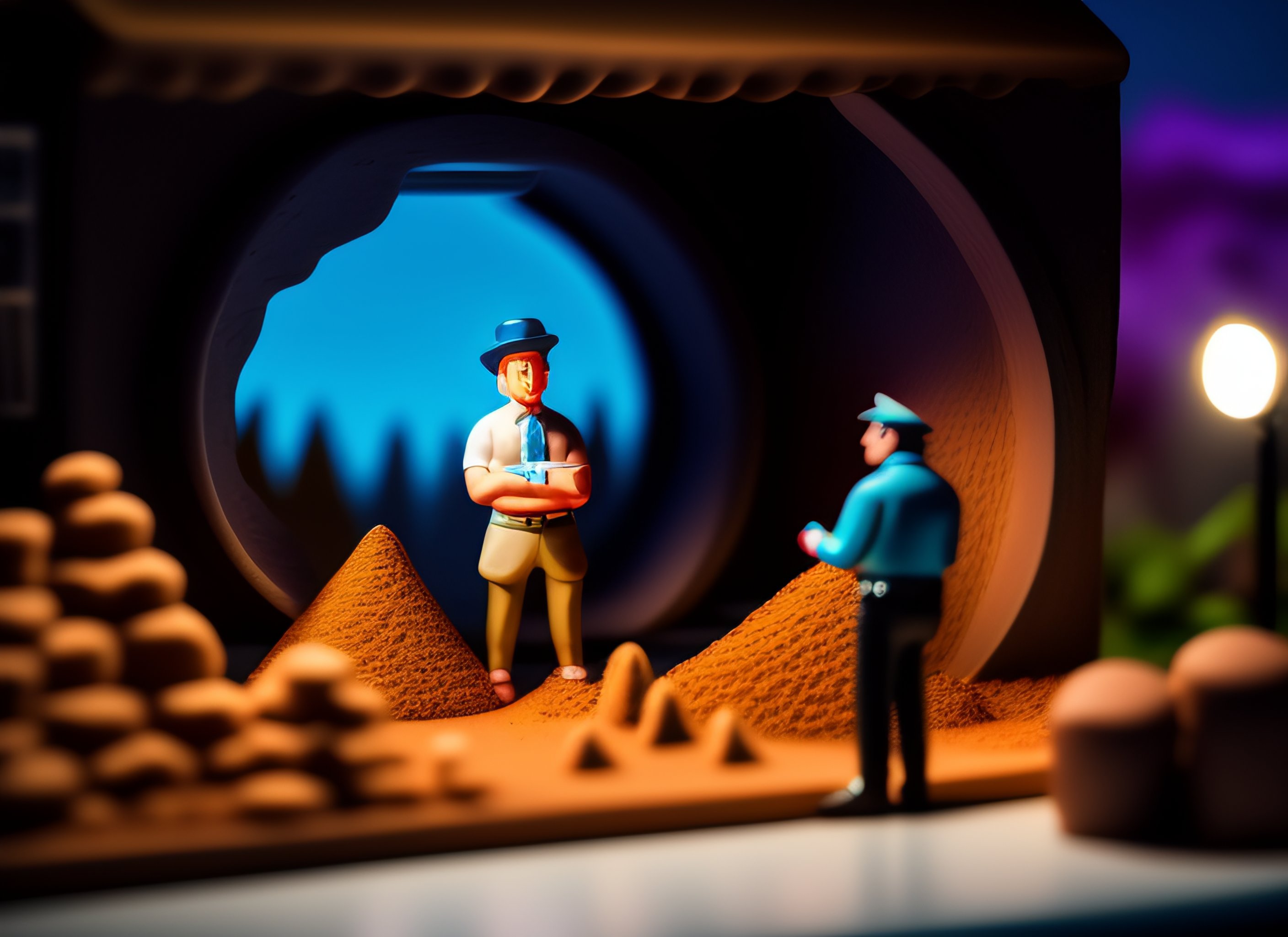 Lexica - Behind the scenes on the set of a claymation movie