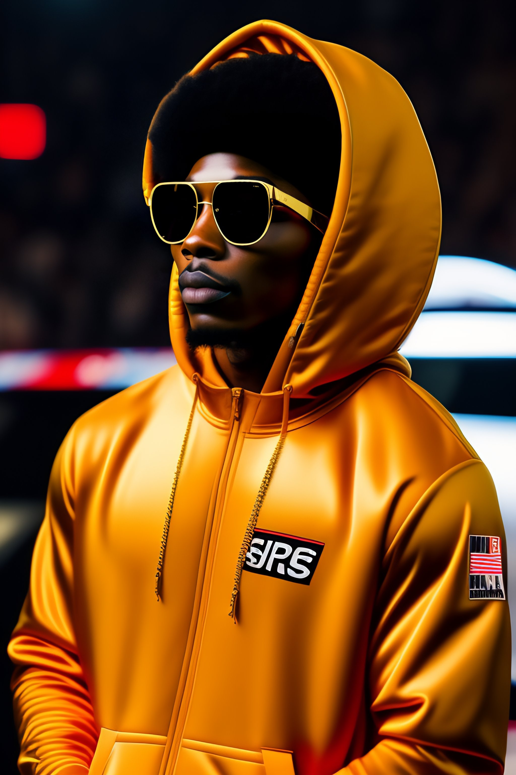 Lexica - Pepe frog dressing a supreme tracksuit and gold chain and ...