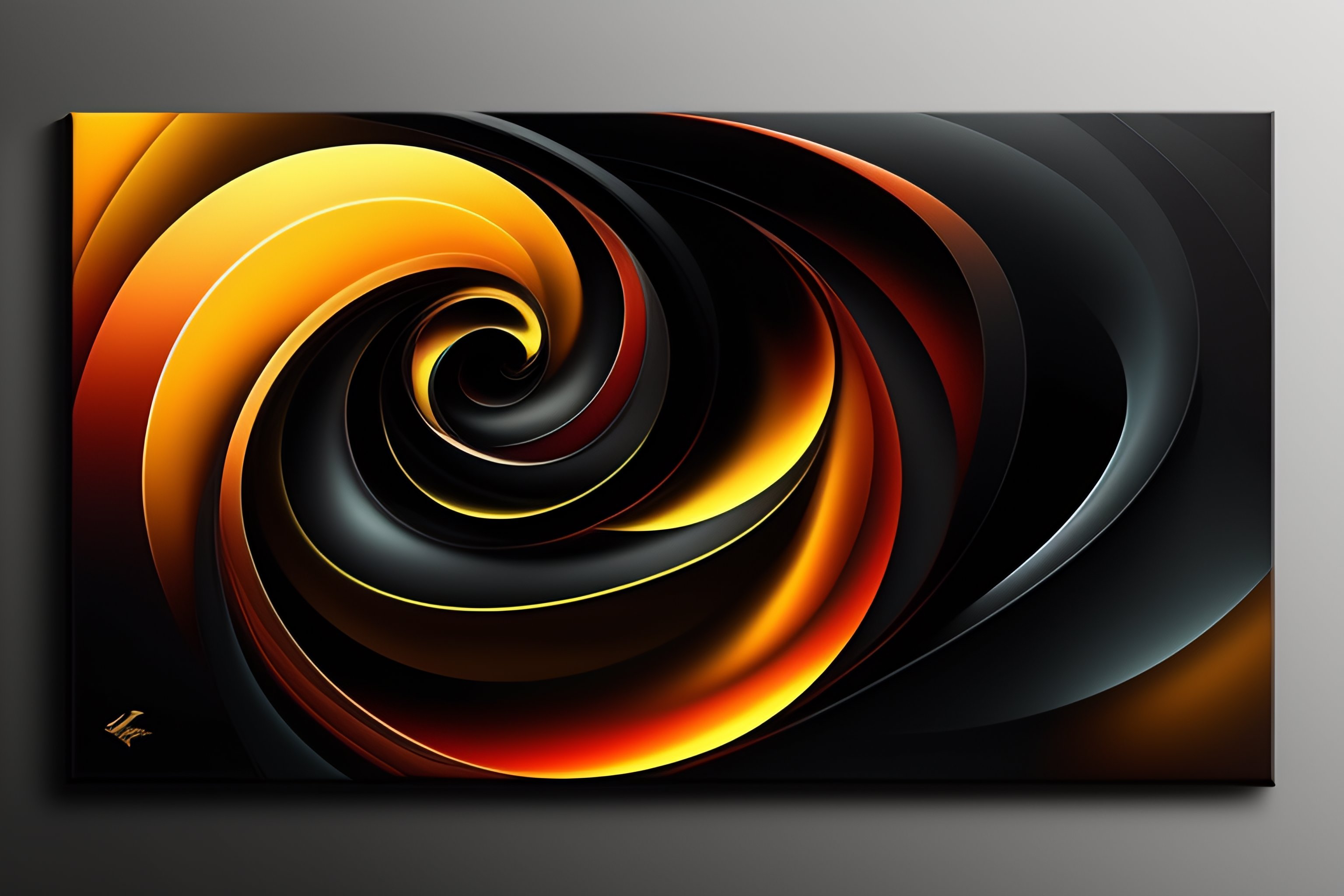 Lexica - Innovative abstract art on black background