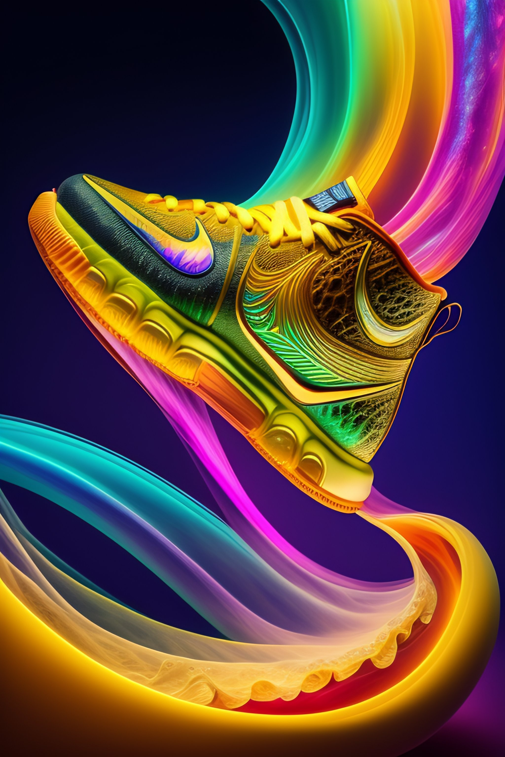 Lexica - A stunning interpretation of nike shoe sneaker, made of ...