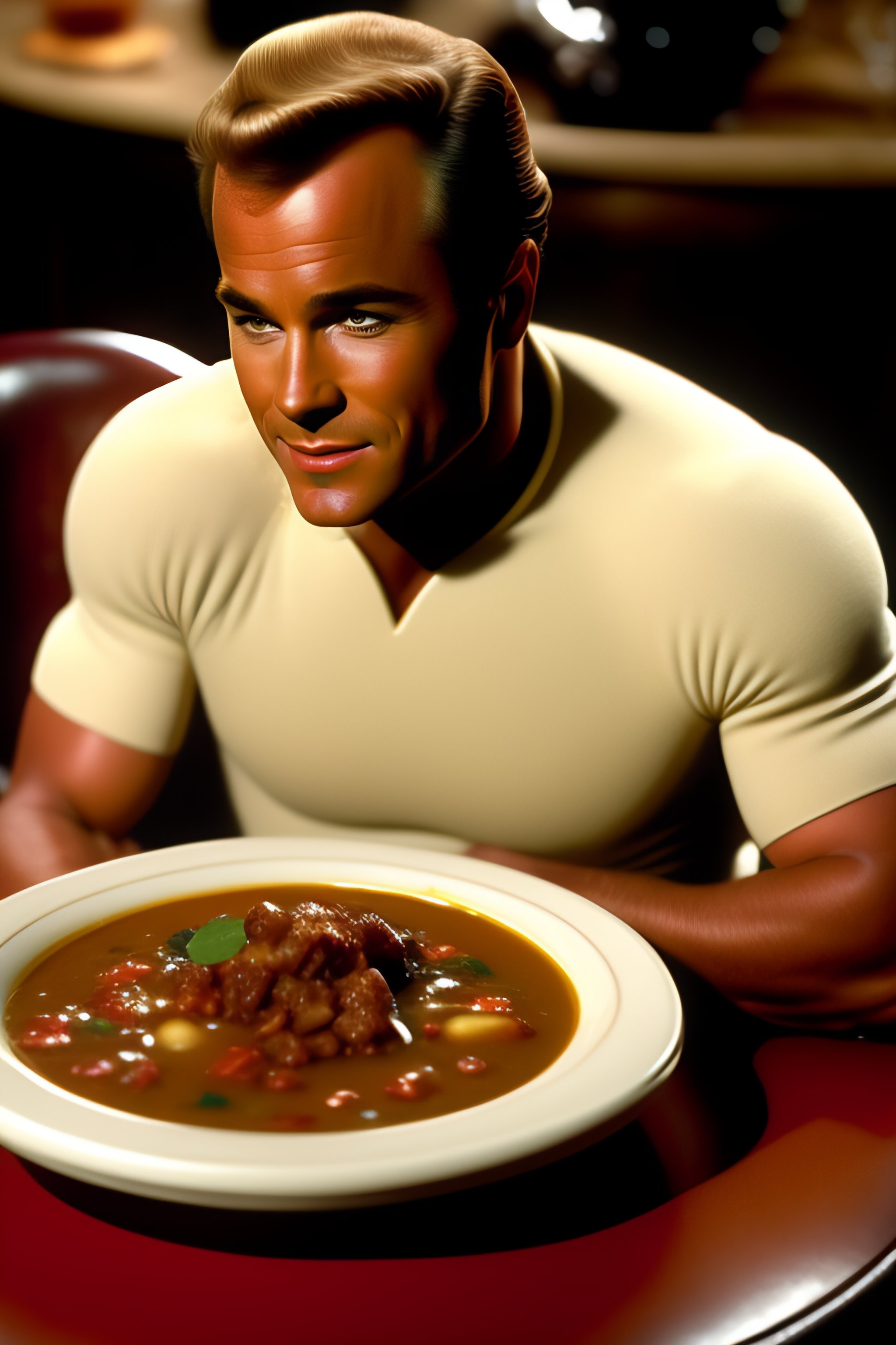 Lexica - Captain Kirk eating gumbo
