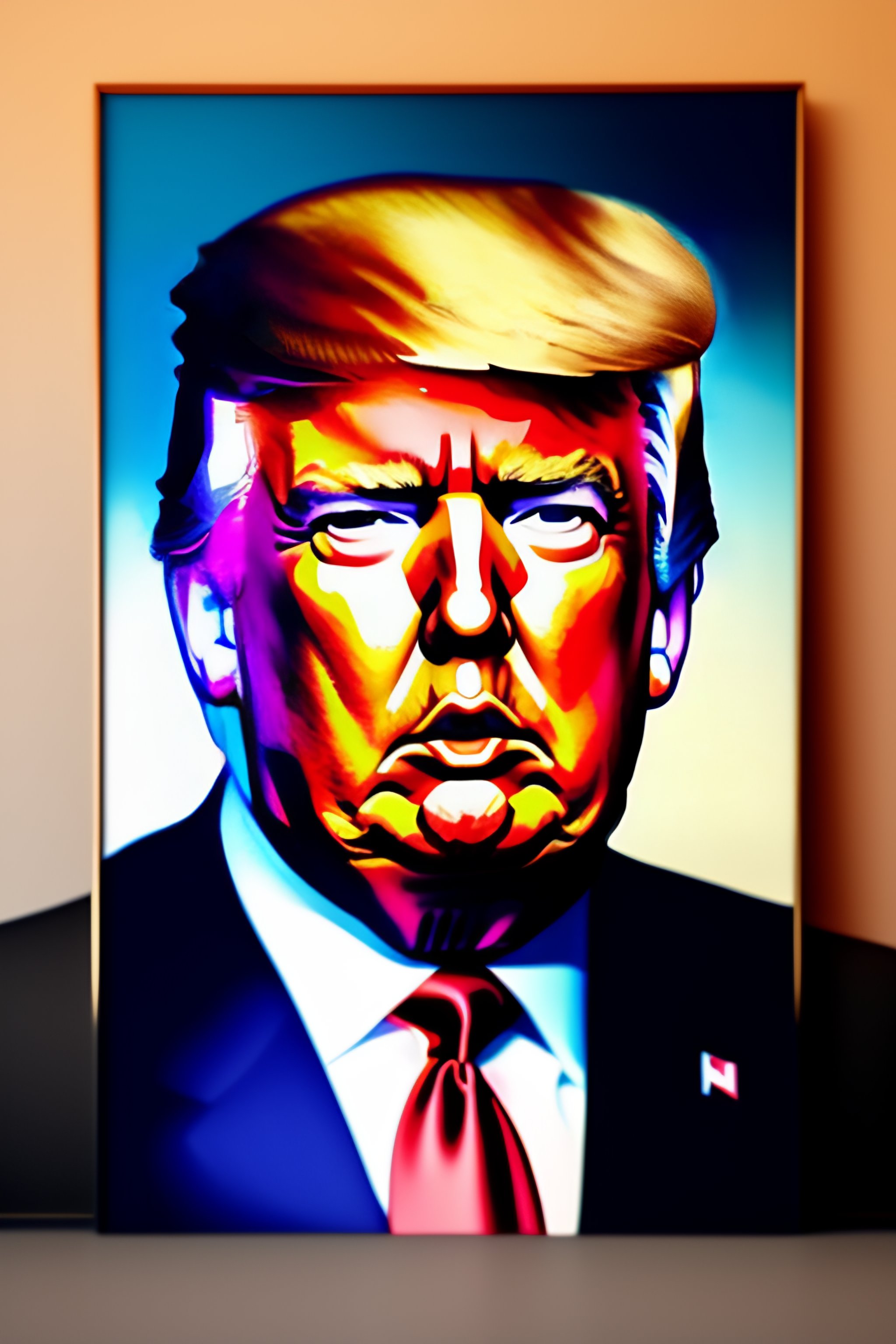 Lexica - A painting of donald trump