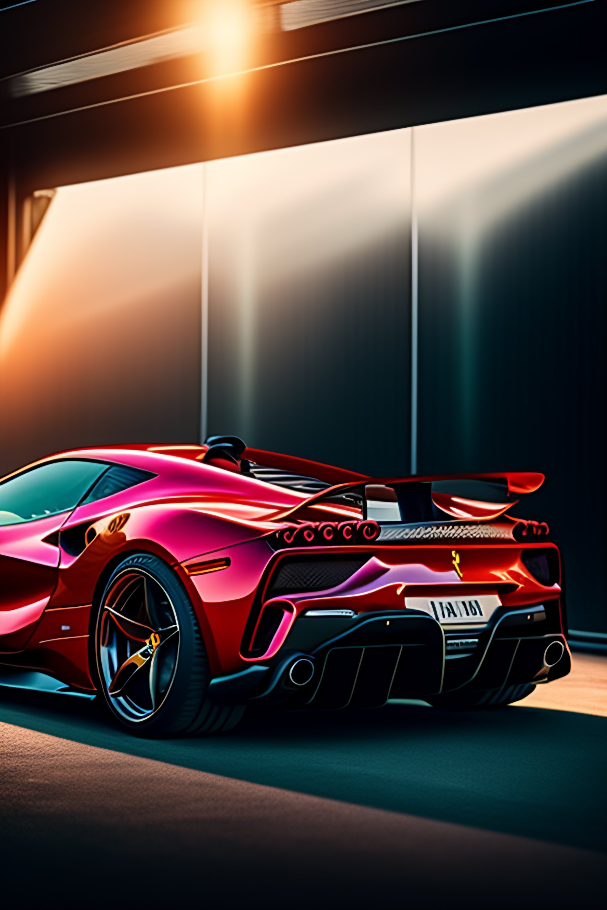 Lexica - Photograph of Ferrari F8 Tributo, photorealistic, vivid, sharp ...