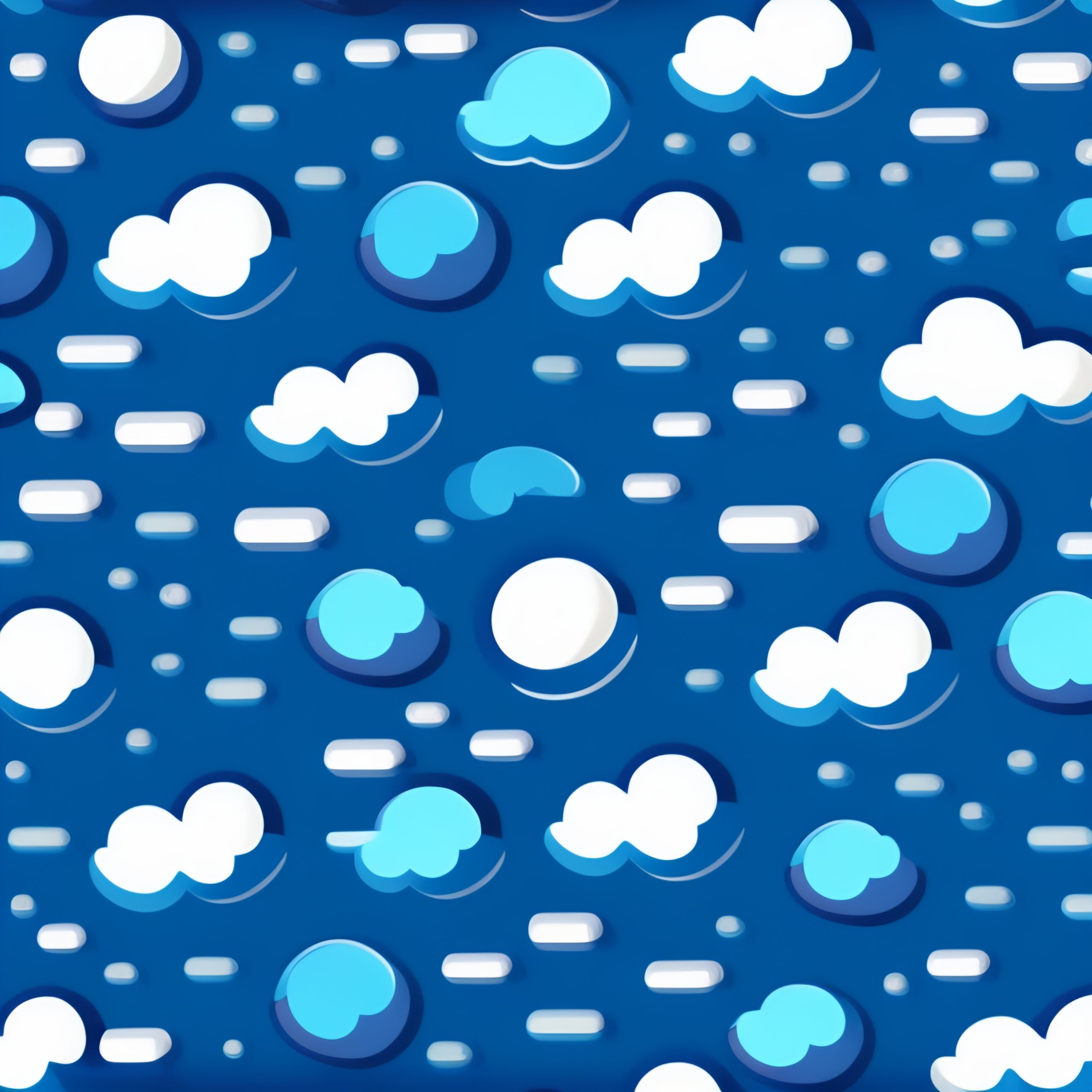 Lexica - Icon sprite abstract pattern cloudy organic blue liquid