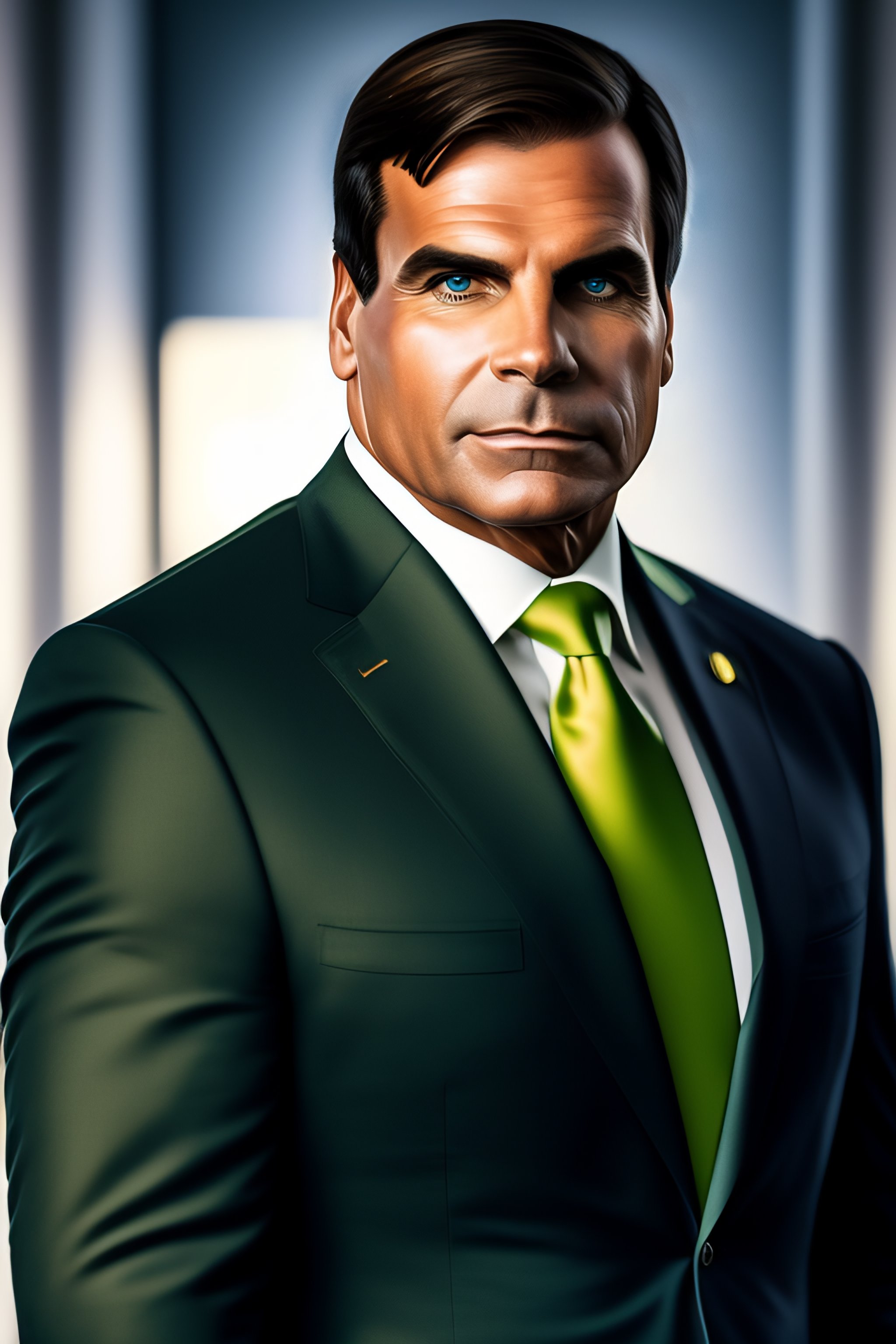 Lexica - A full-body portrait of Brazilian President Jair Bolsonaro ...