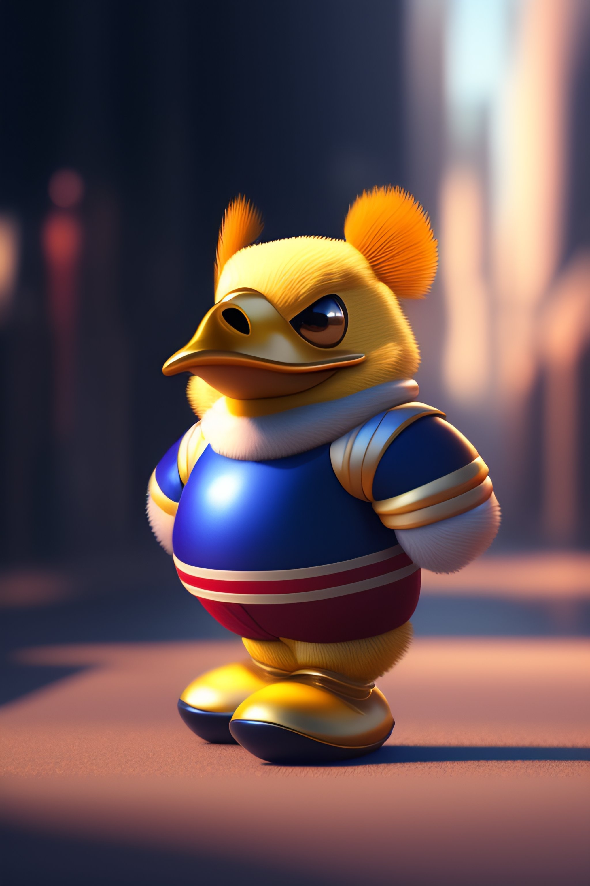 Lexica - Donald duck is kicking, portrait, photorealism, oil painting ...