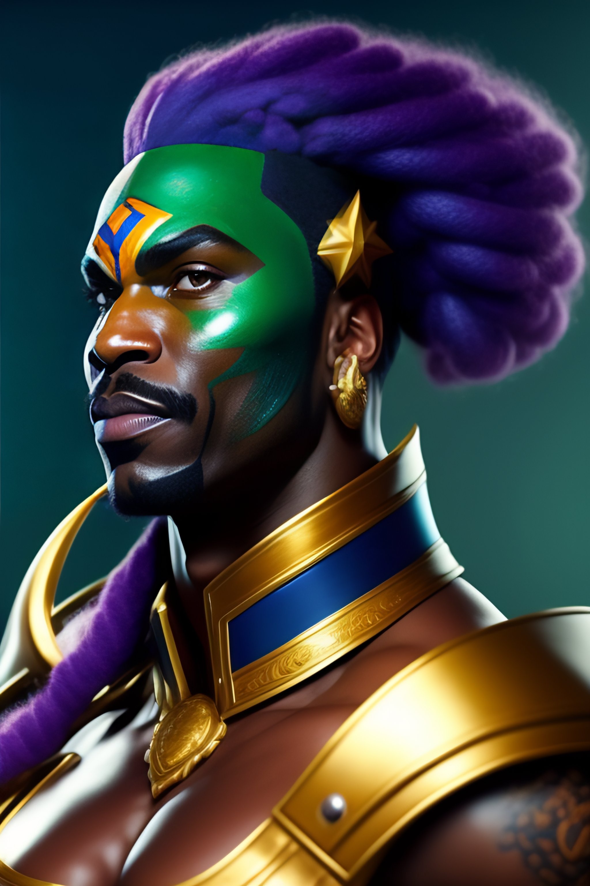 Lexica - Macron as Illaoi league of legends character
