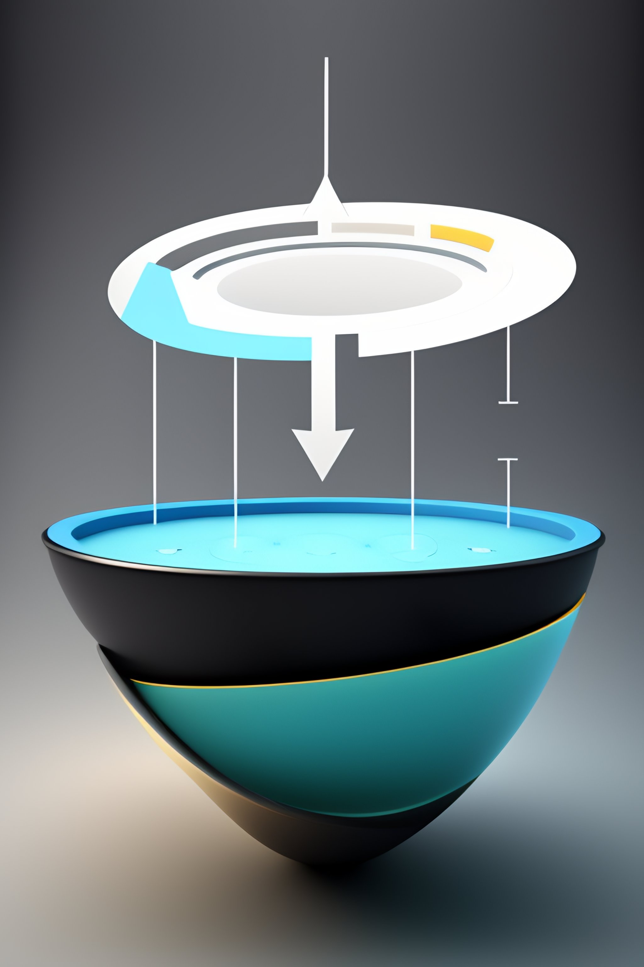 Lexica - Create a sales funnel that shows five different levels of ...