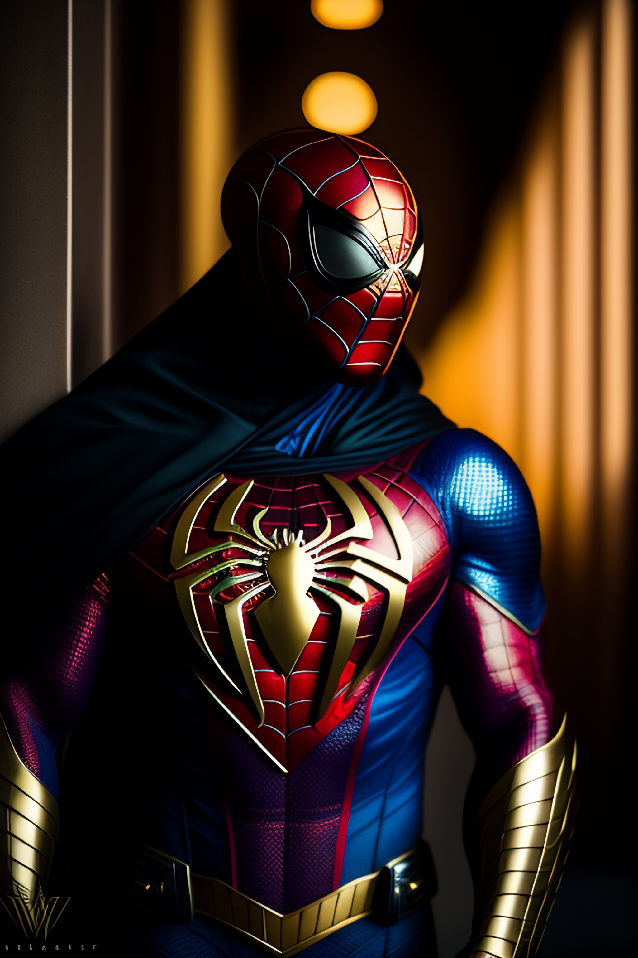 Lexica - Analog style, analog style, epic rebellious spiderman portrait ...
