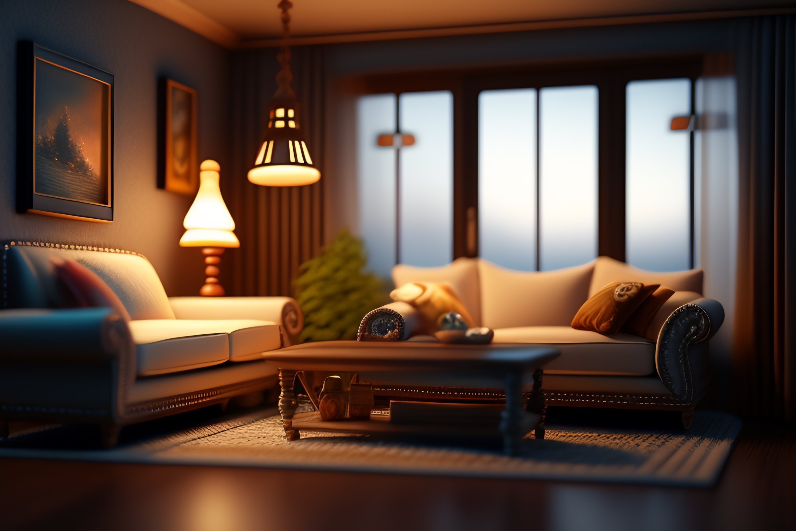 Lexica - Vintage, cozy interior lighting, artstation, ultra detailed ...