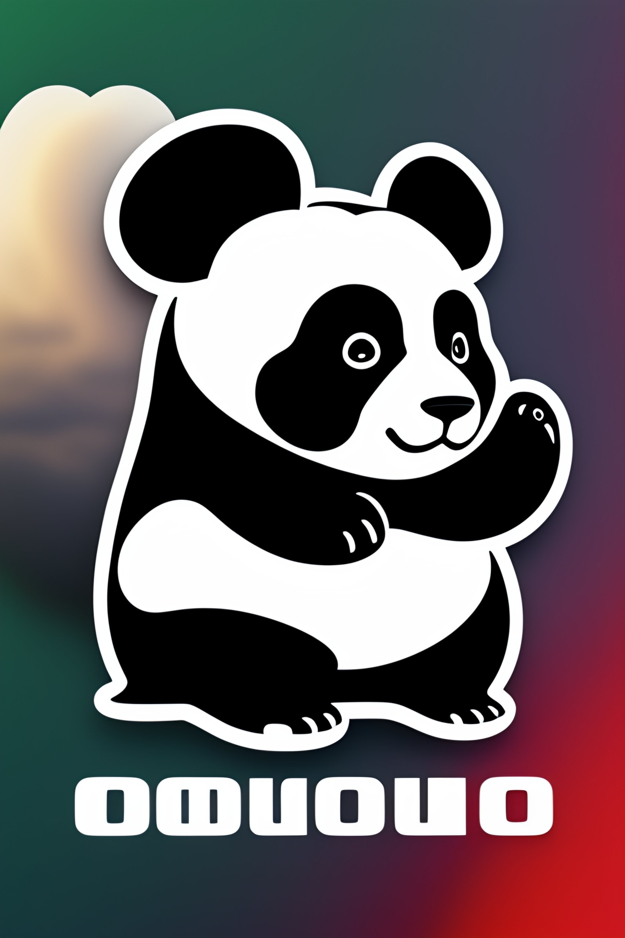 Lexica - Angry panda cloud gaming LOGO