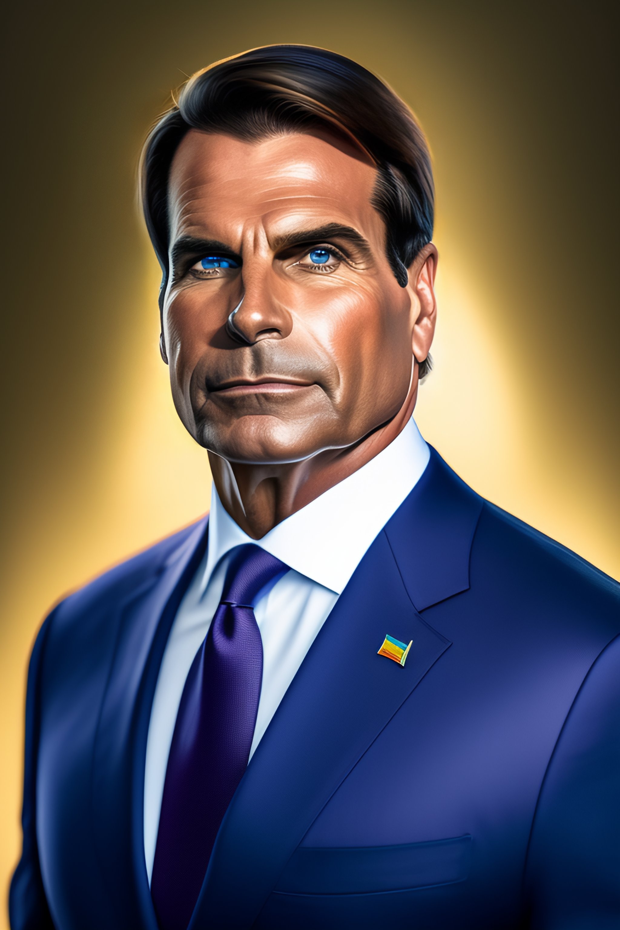 Lexica - A full-body portrait of Brazilian President Jair Bolsonaro ...