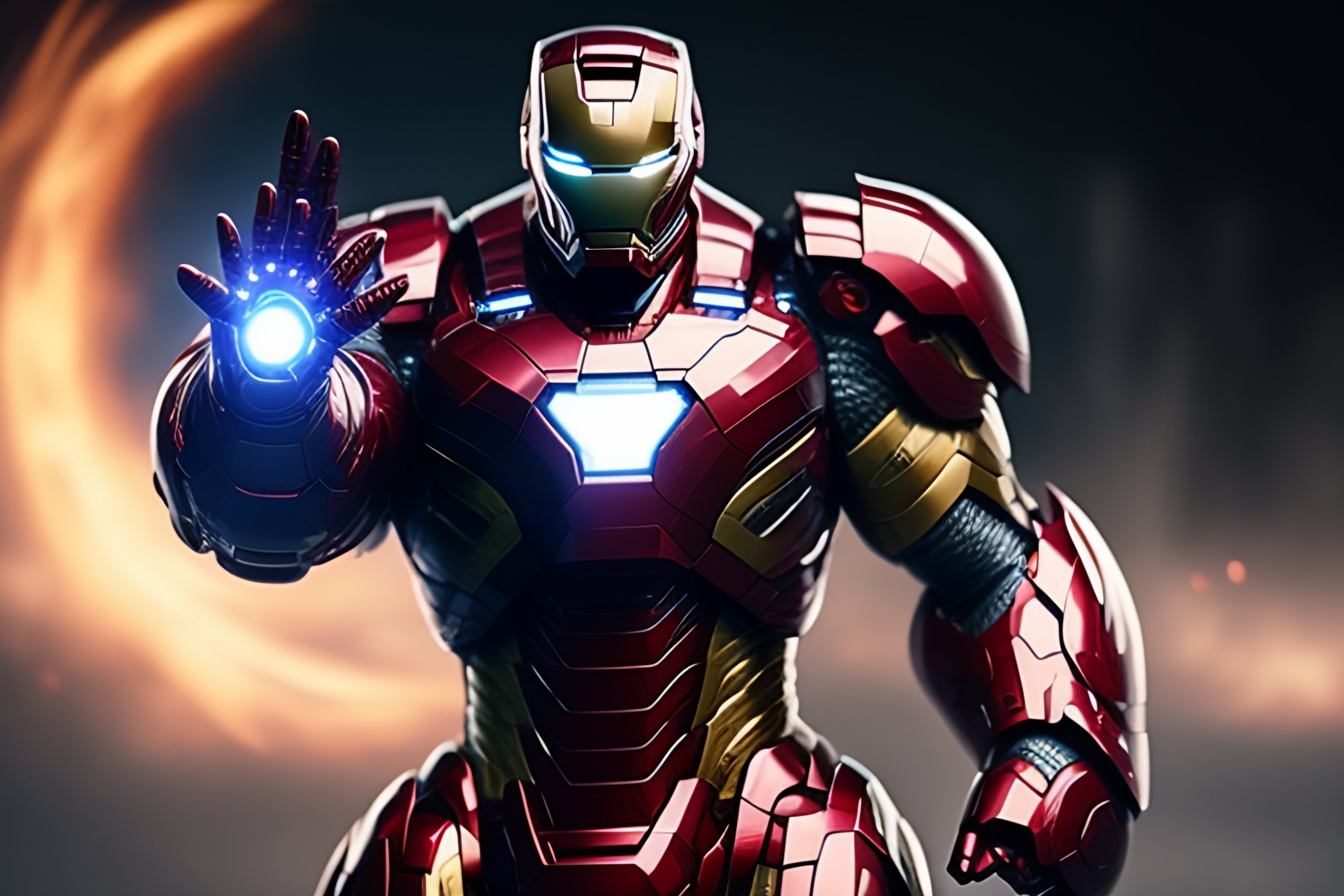 Lexica - Dywane The Rock in an Iron Man suit, with a full gauntlet ...