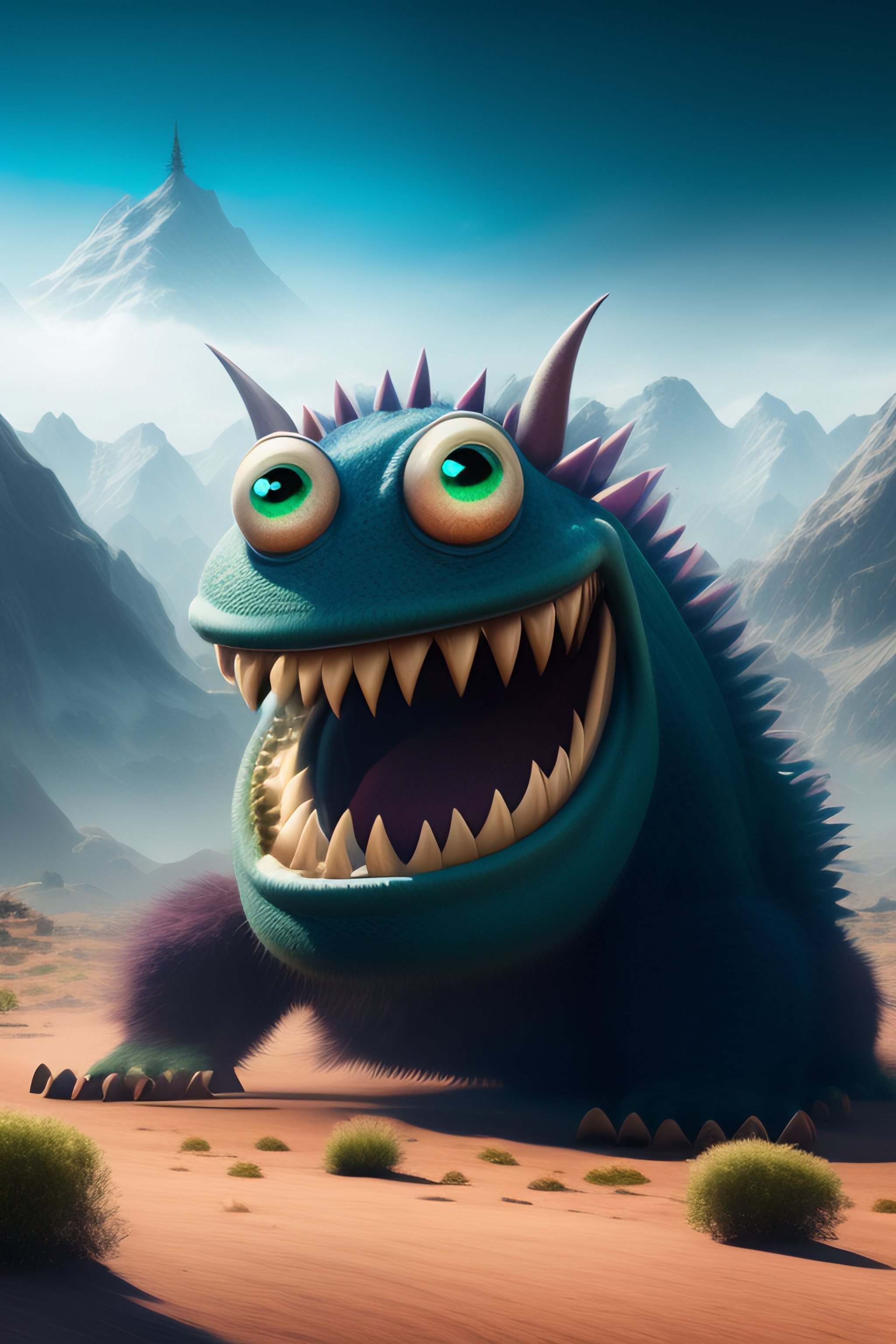 Lexica - Monster with 10 eyes and two toungs