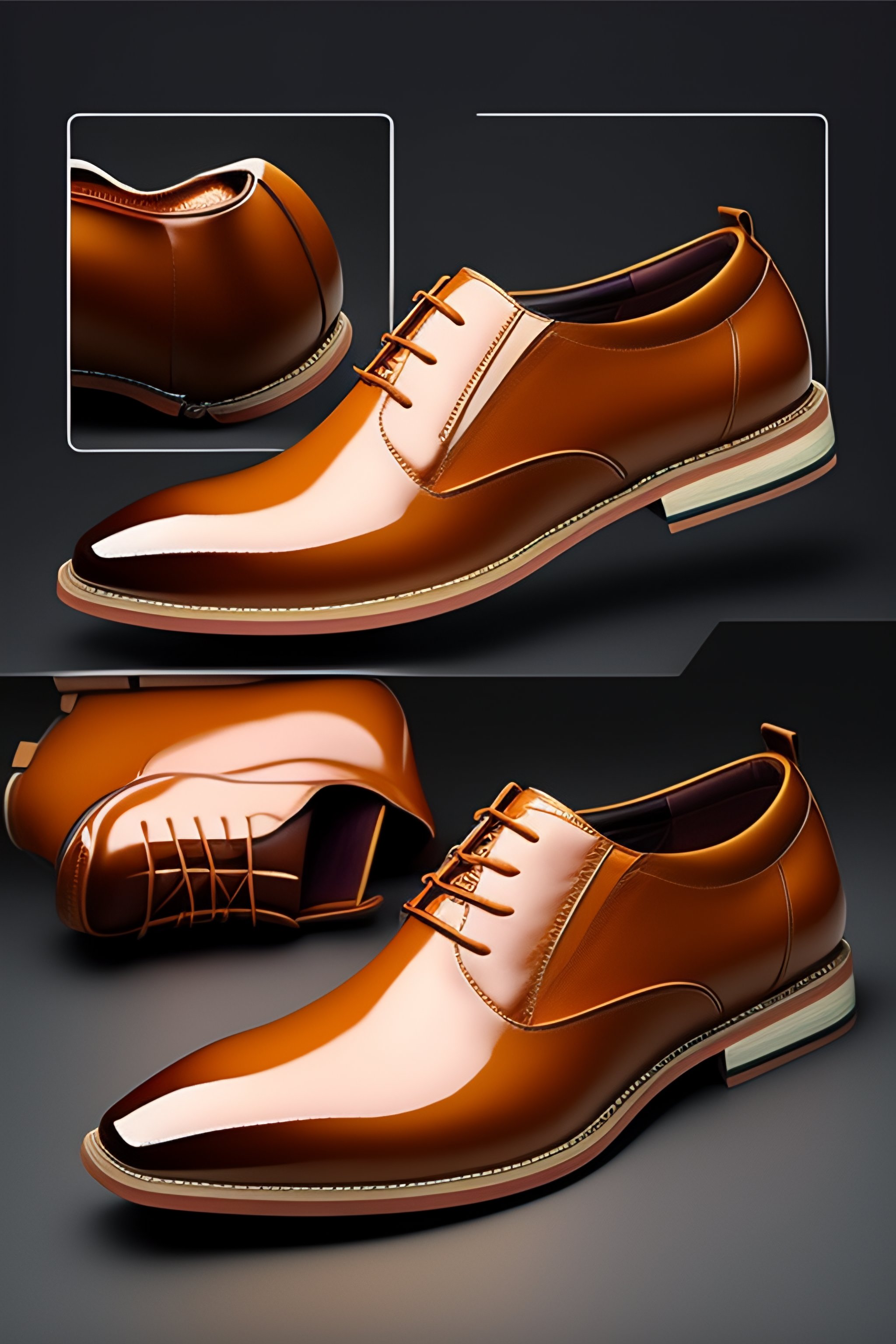 Lexica - Product design stylish looking dress shoes