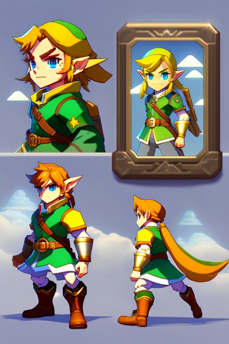 Lexica - Link of the legend of zelda looking on the world of hyrule ...