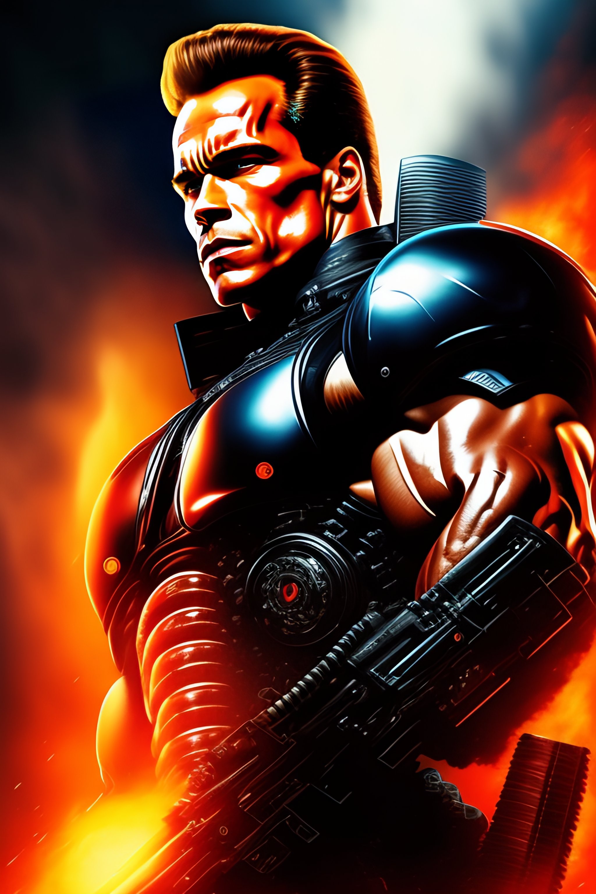 Lexica - Arnold schwarzenegger terminator cyborg