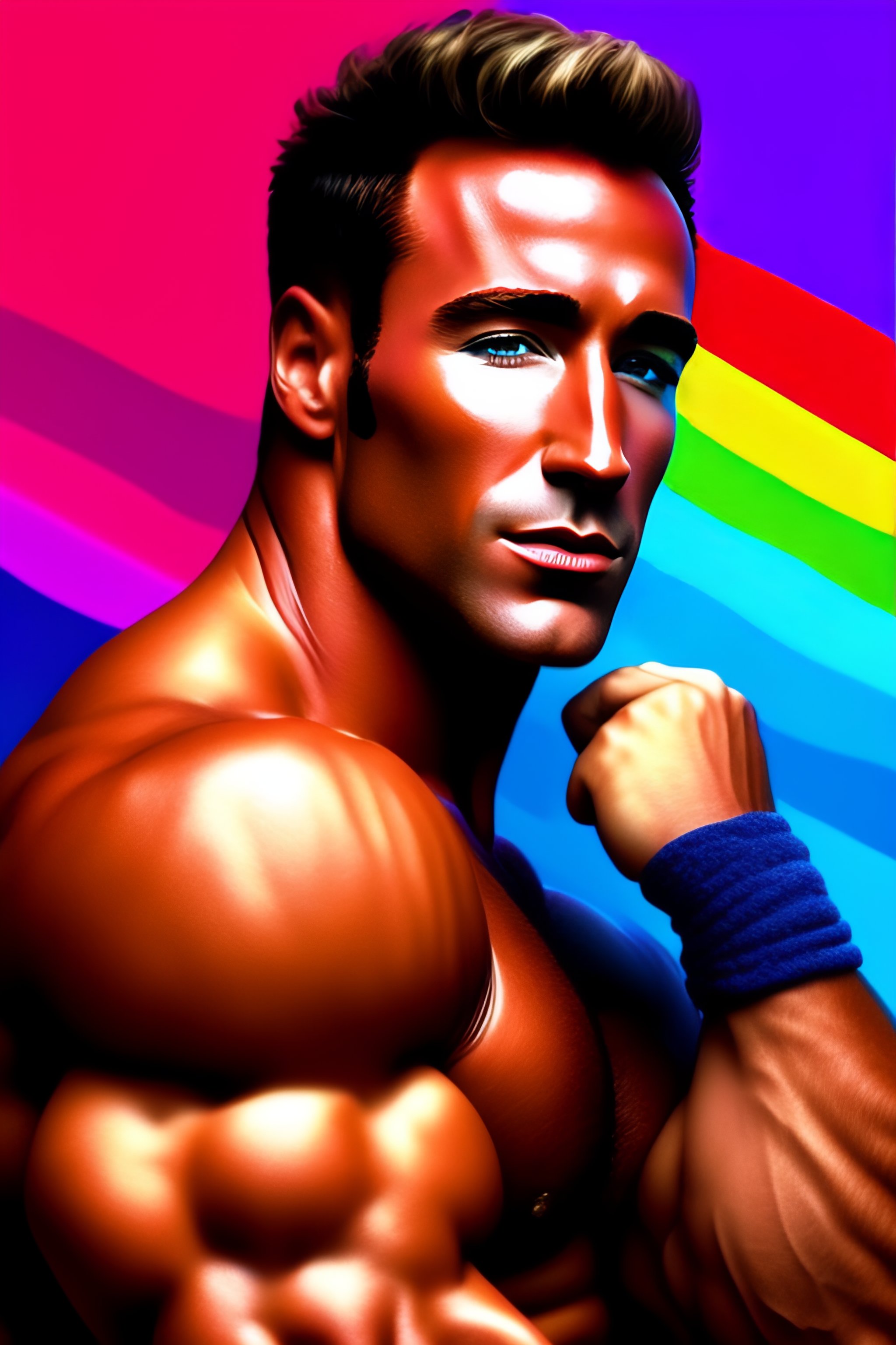 Lexica - Lgbt art, in billy herrington body, art in 4 k, high quality